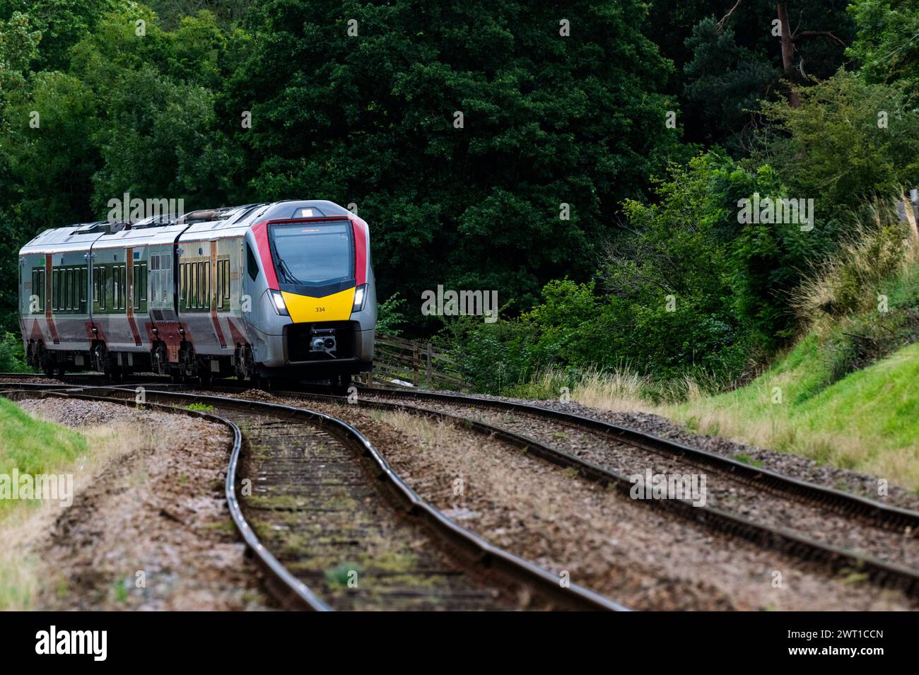 East Suffolk railway line Stock Photo - Alamy