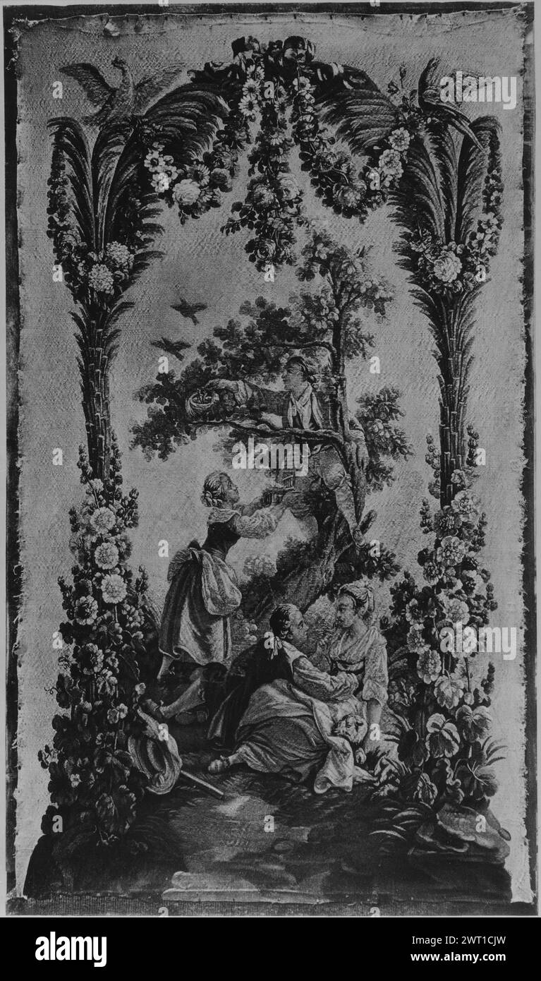 Birds nesting. Huet, Jean-Baptiste (French, 1745-1811) (author of ...