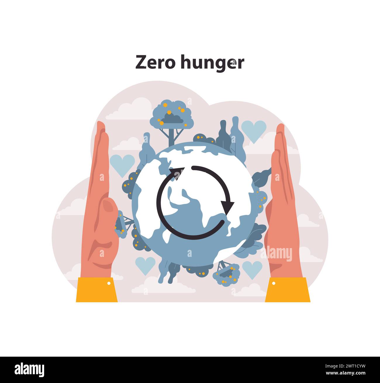 Zero hunger. SDG or sustainable development goals. Global target for ... Zero hunger. SDG or sustainable development goals. Global target for ...