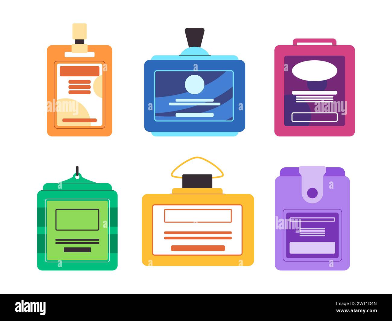 various name tag identify person staff company business office user ...