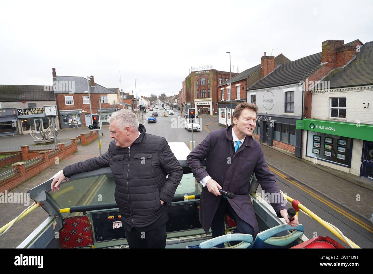 Reform UK leader Richard Tice (right) joins newly-defected former ...
