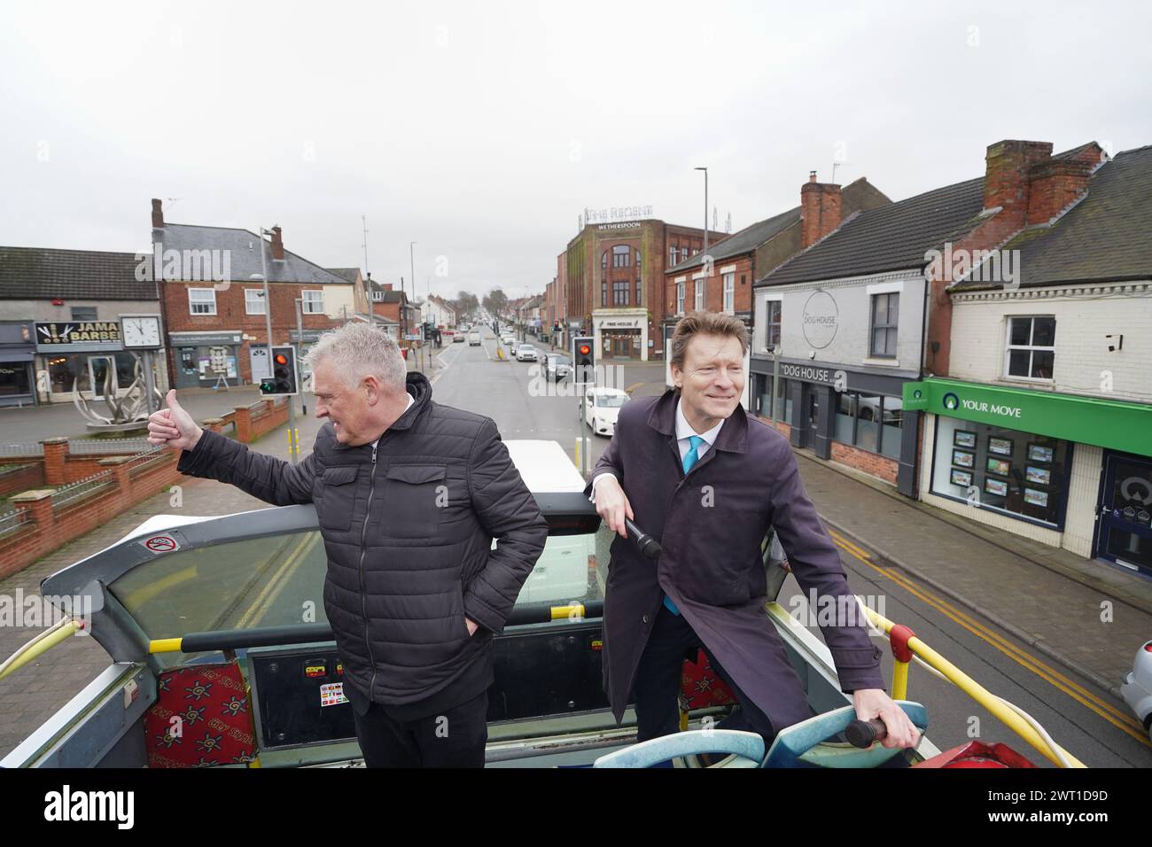 Reform UK leader Richard Tice (right) joins newly-defected former ...