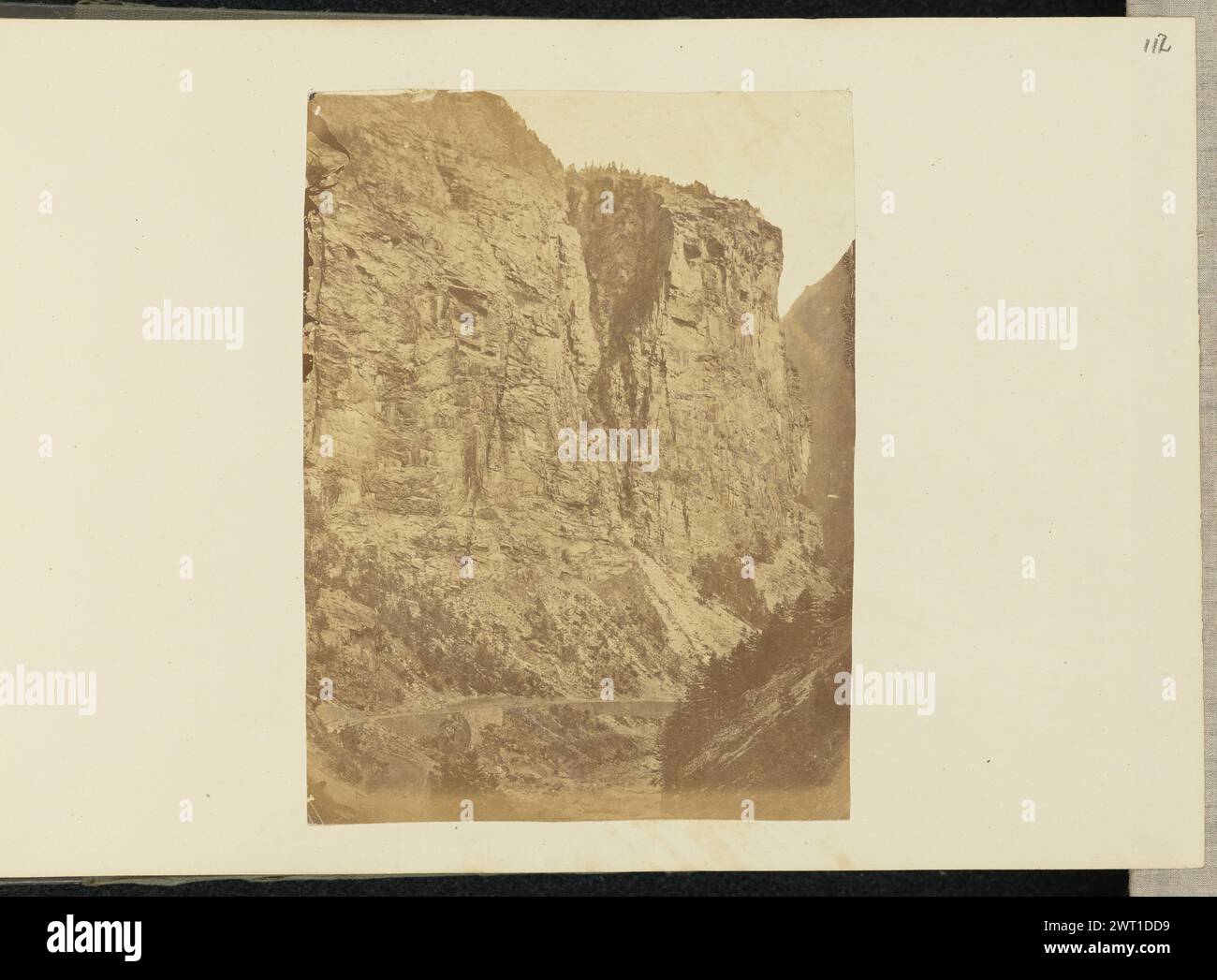 Gondo Gorge. Sir John Joscelyn Coghill, photographer (Irish, 1826 ...