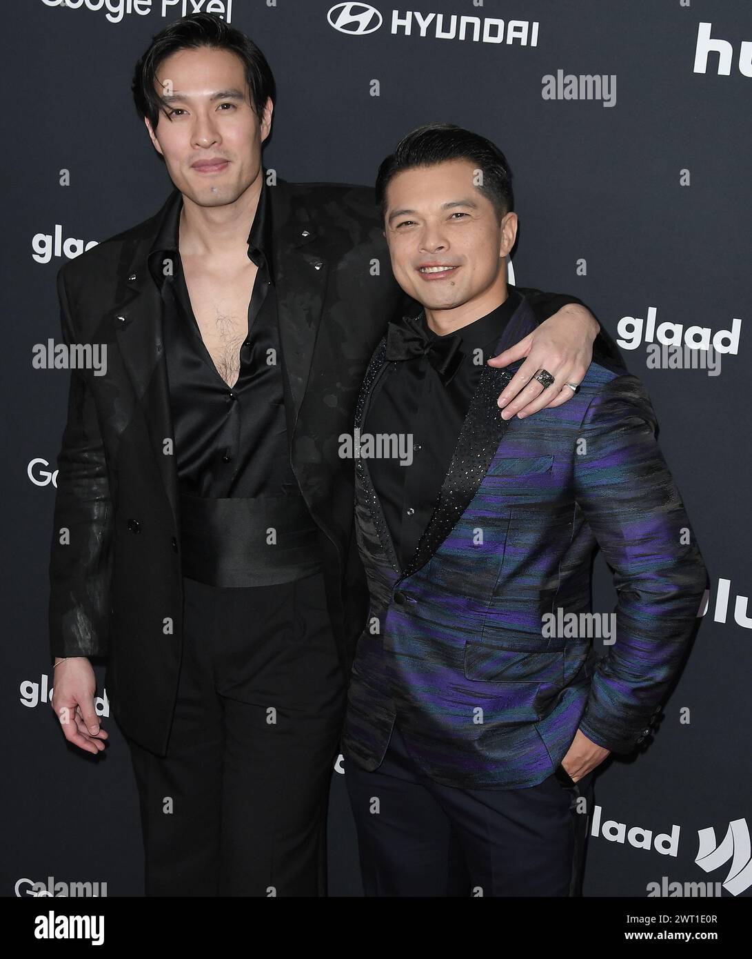 Los Angeles, USA. 14th Mar, 2024. (L-R) Desmond Chiam and Vincent ...