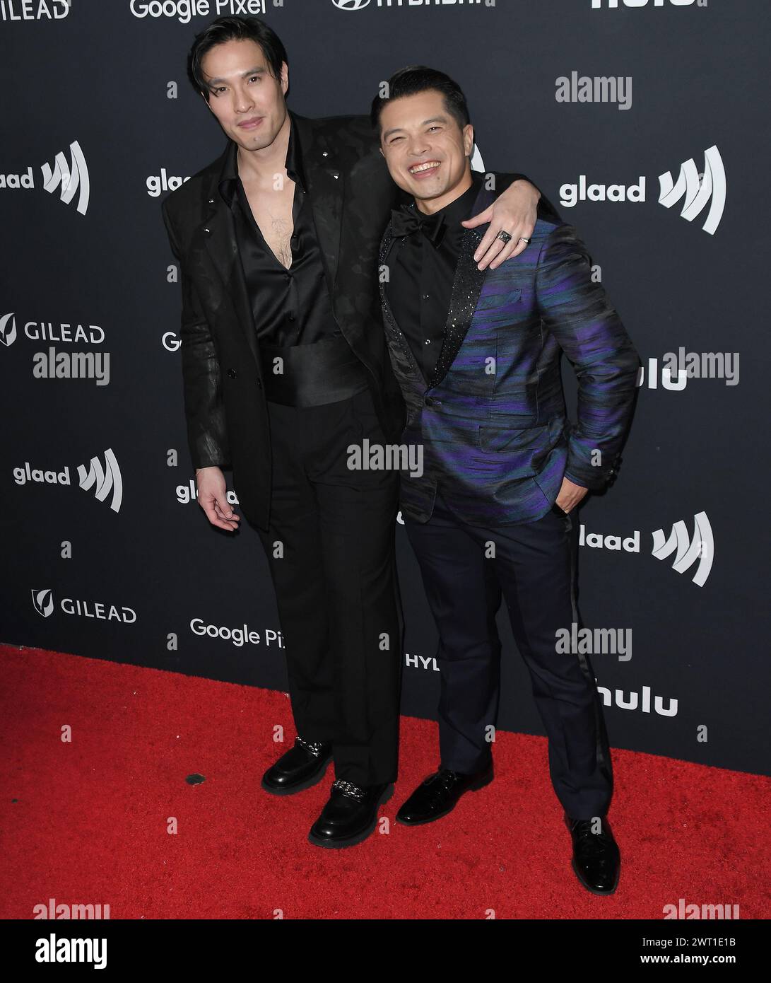 Los Angeles, USA. 14th Mar, 2024. (L-R) Desmond Chiam and Vincent ...