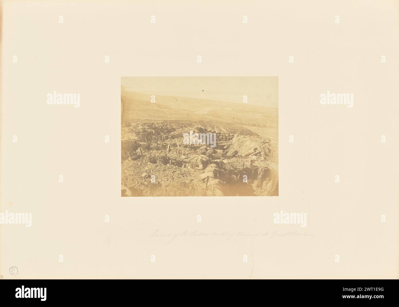 View of the Redan, looking towards the Great Ravine. G. Shaw Lefevre ...