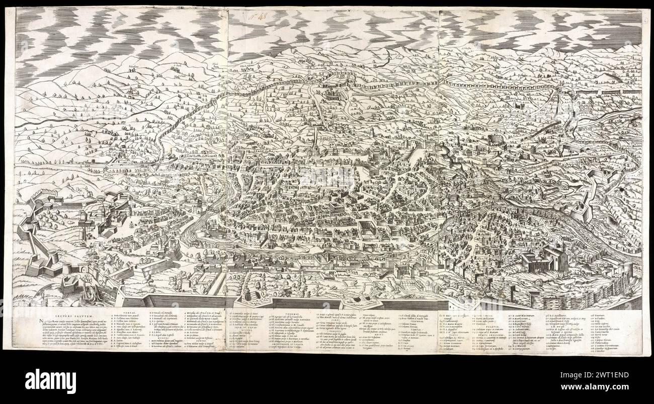 Rome / Leon Pitor. Pitor, Leon, 16th century, etcher. MDLXVIII [1568 ...