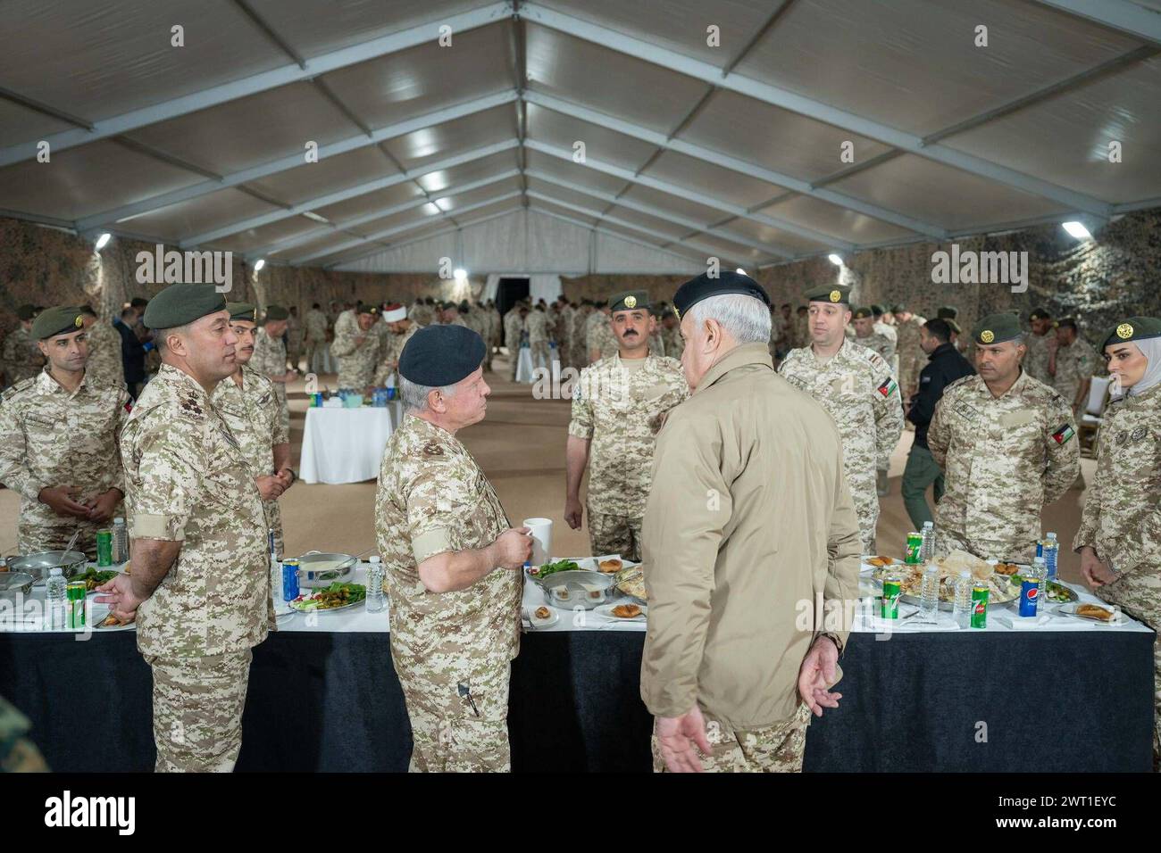 Jordanian King Abdullah II, Supreme Commander of the Armed Forces ...