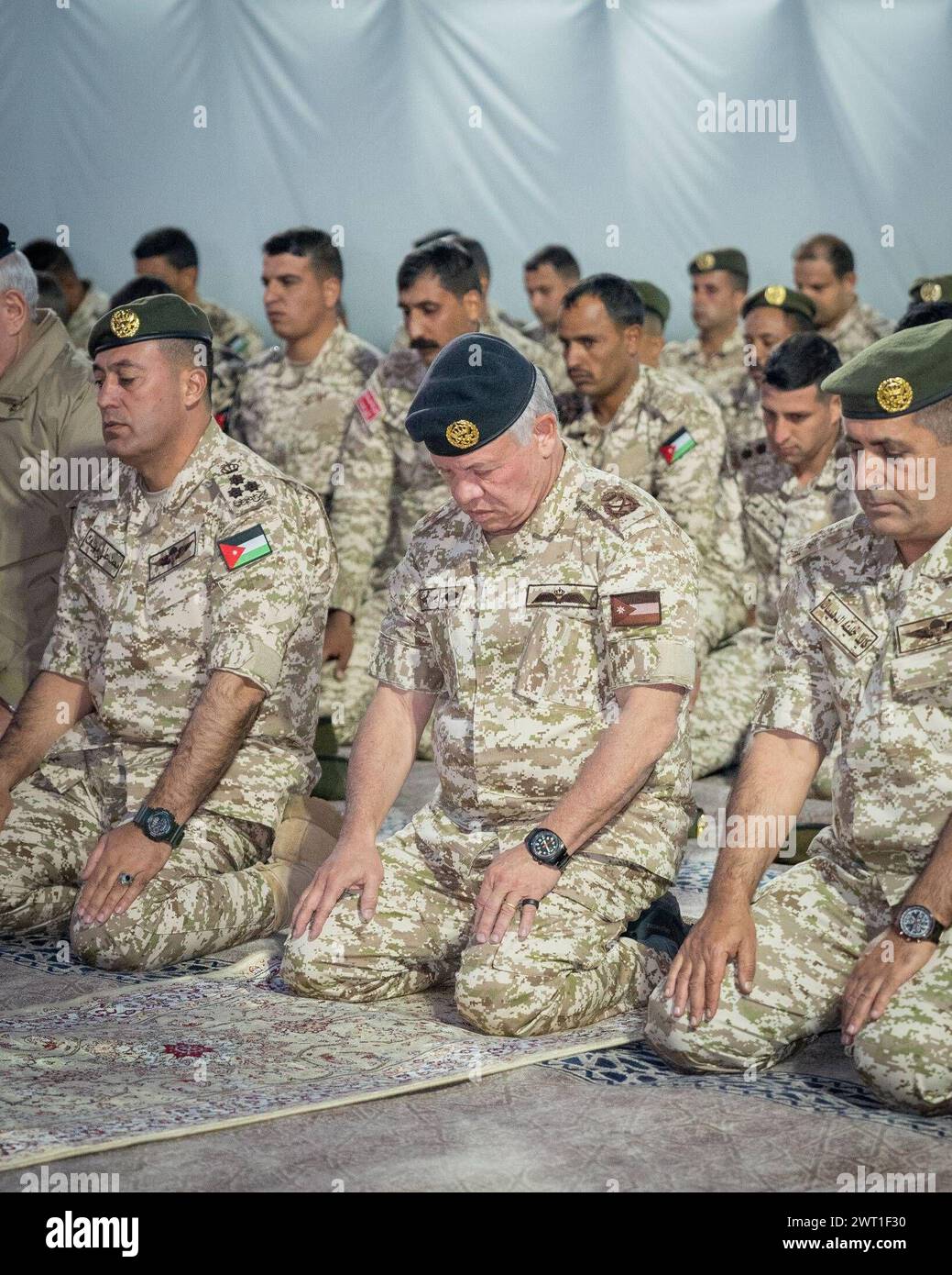 Jordanian King Abdullah II, Supreme Commander of the Armed Forces ...