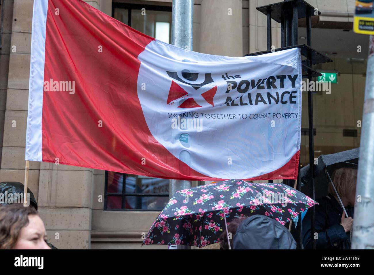 Glasgow, Scotland, UK. 15th Mar, 2024. Campaigners from “Better buses ...
