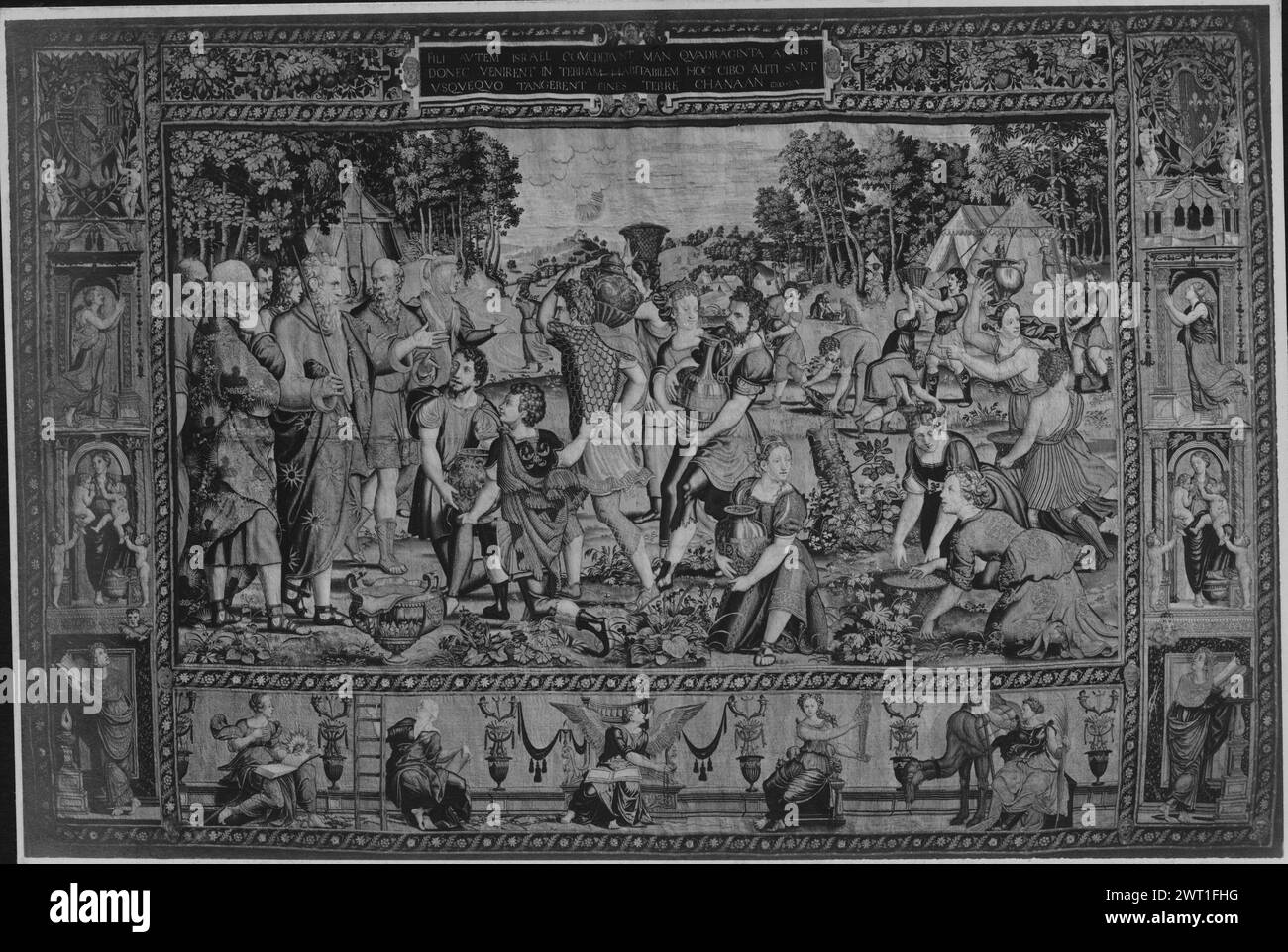 Moses sends out twelve spies to explore land of Canaan (promised land ...