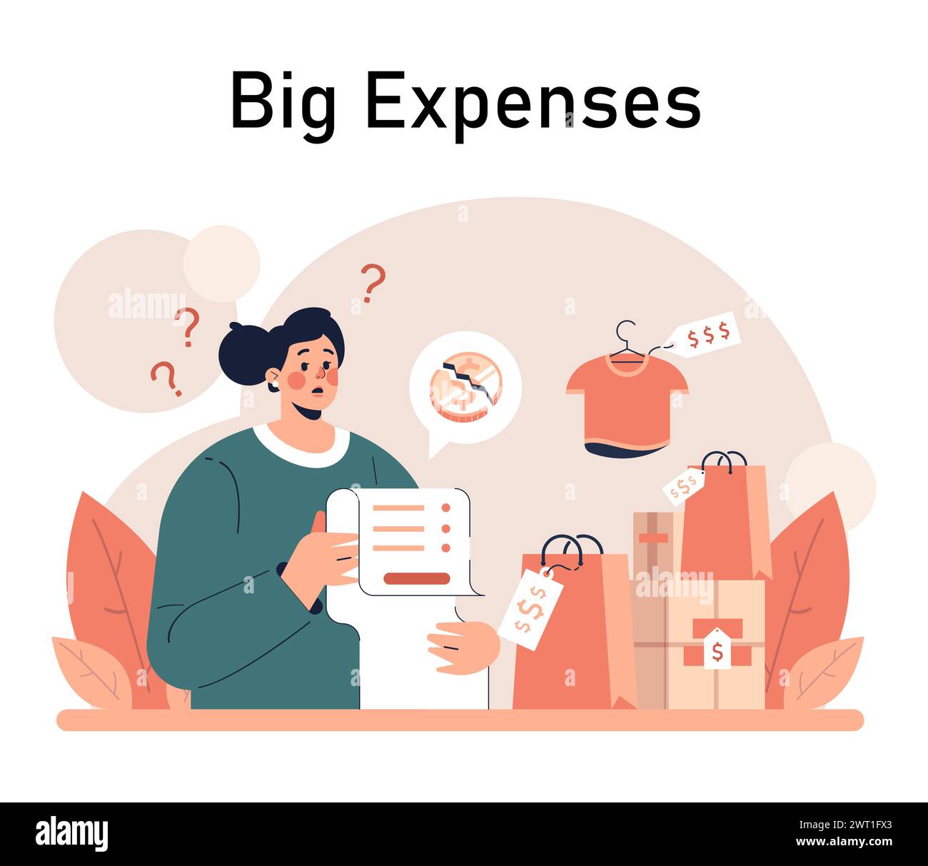 Credit card money problems Stock Vector Images - Alamy