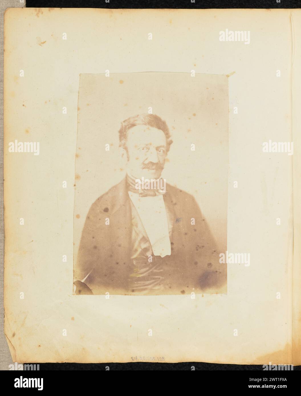 Portrait of a man. Jakob Höflinger, photographer (Swiss, 1819 - 1898 ...