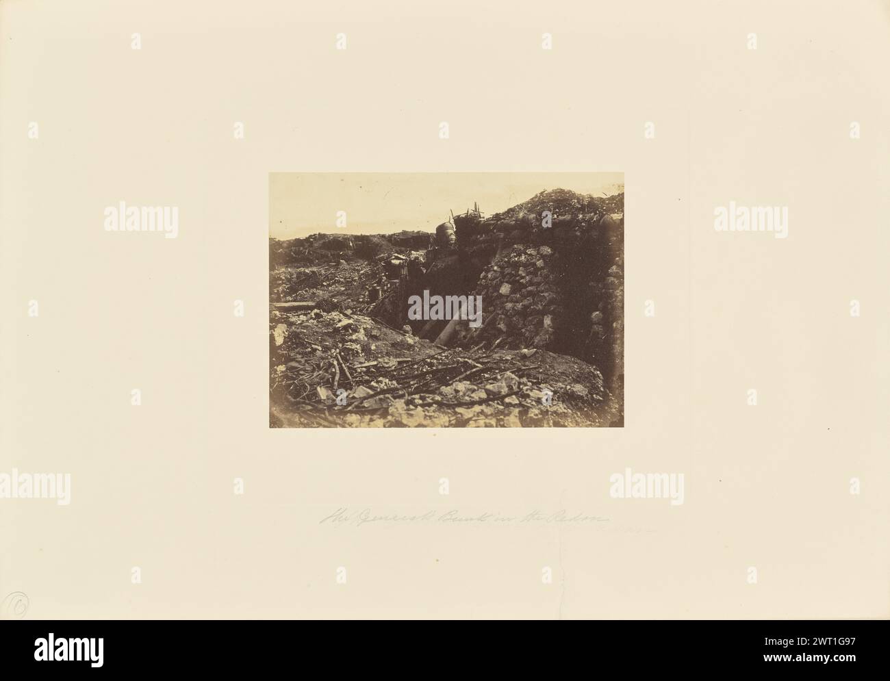 The General's Bunk in the Redan. G. Shaw Lefevre, photographer (British ...