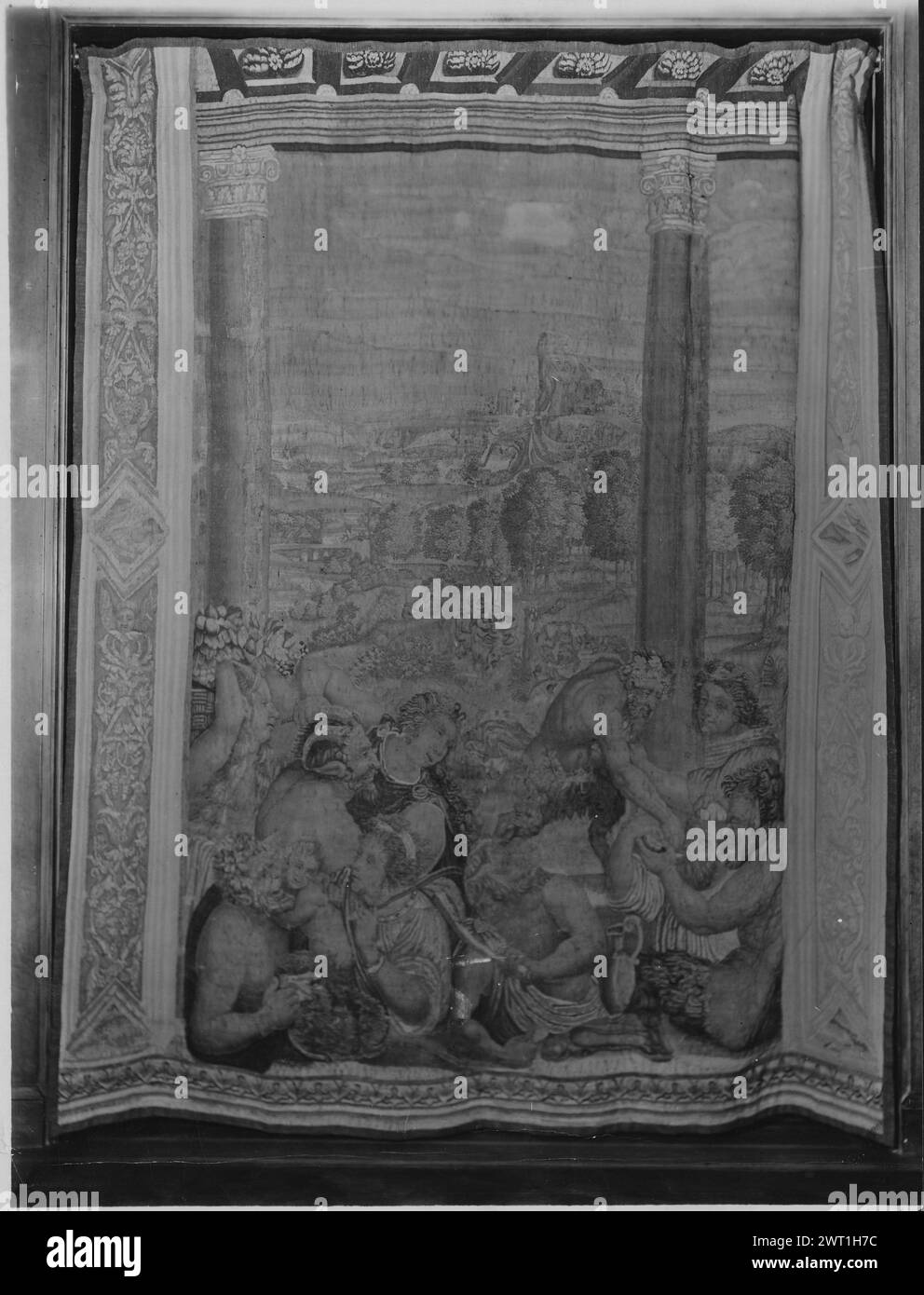 Satyrs, nymphs and Silenus. Giulio Romano (Italian, 1492/99-1546 ...