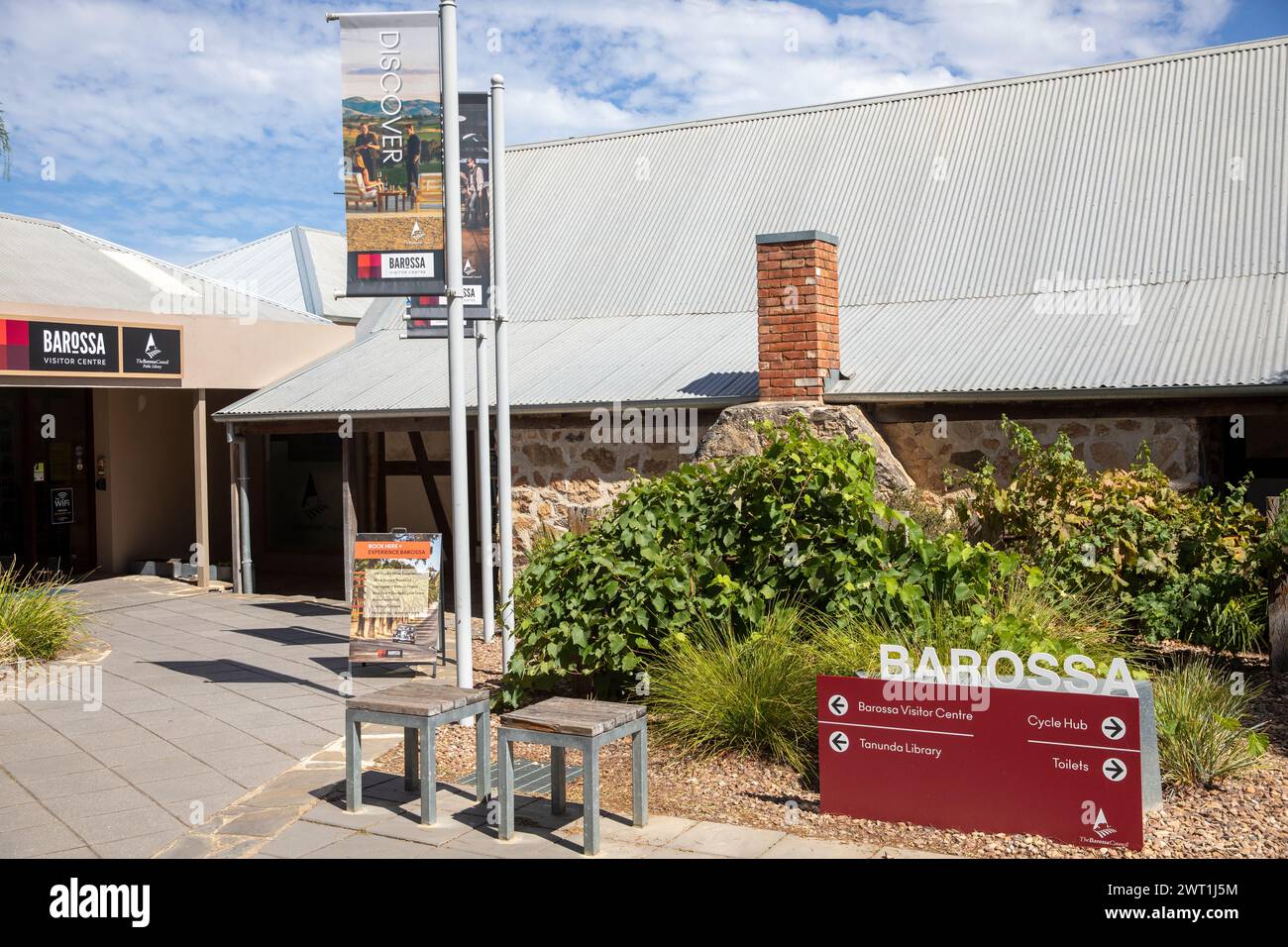 Barossa Valley, Barossa visitor tourist information centre with library ...