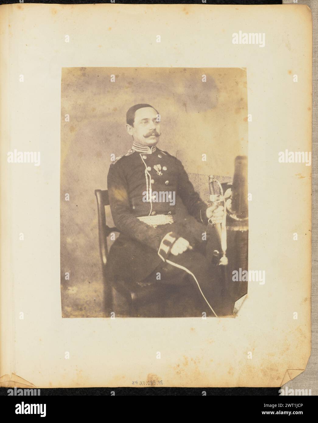 Portrait of a man in military uniform. Jakob Höflinger, photographer ...