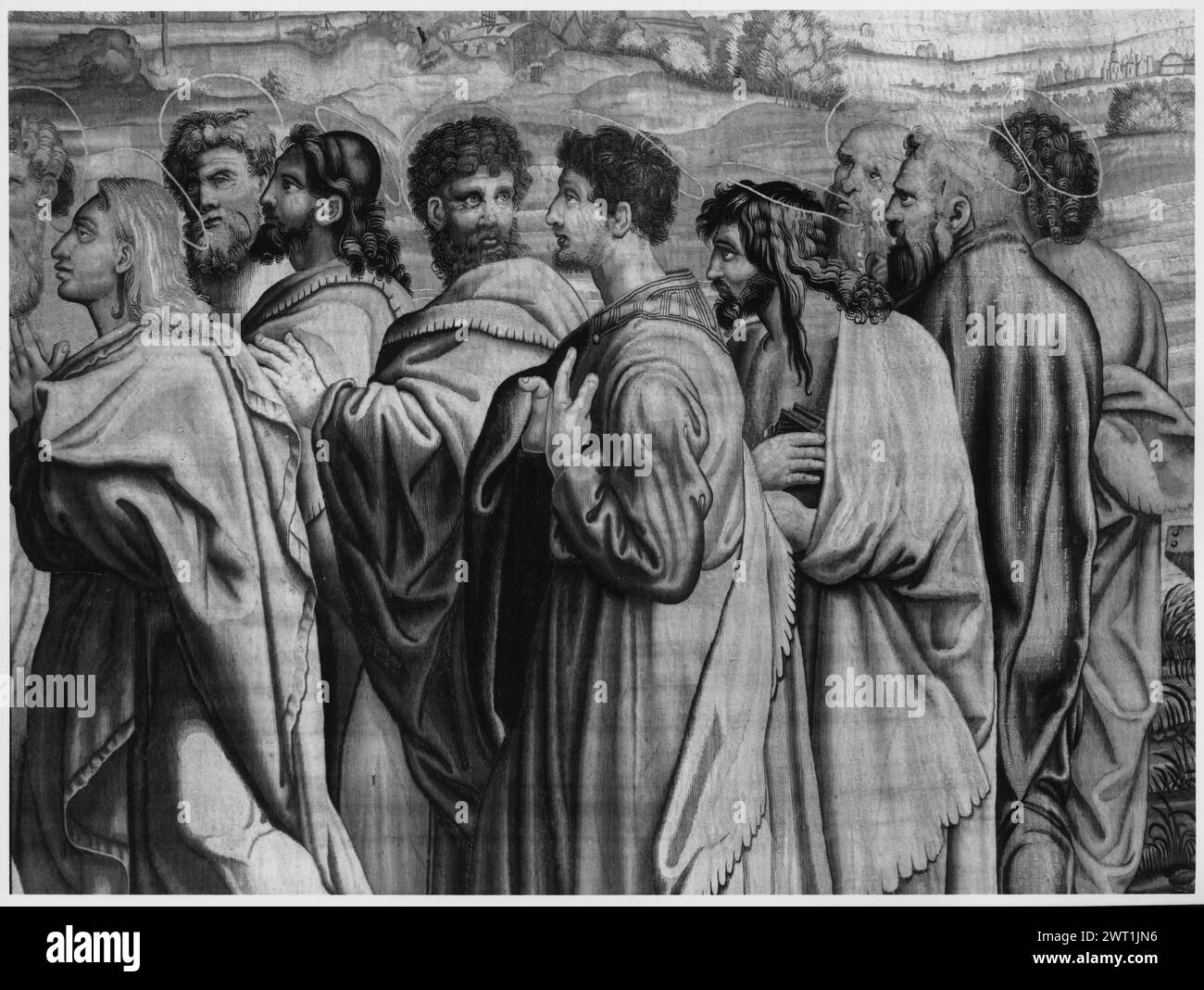 Christ gives keys of heaven to St. Peter. Raphael (Italian, 1483-1520 ...