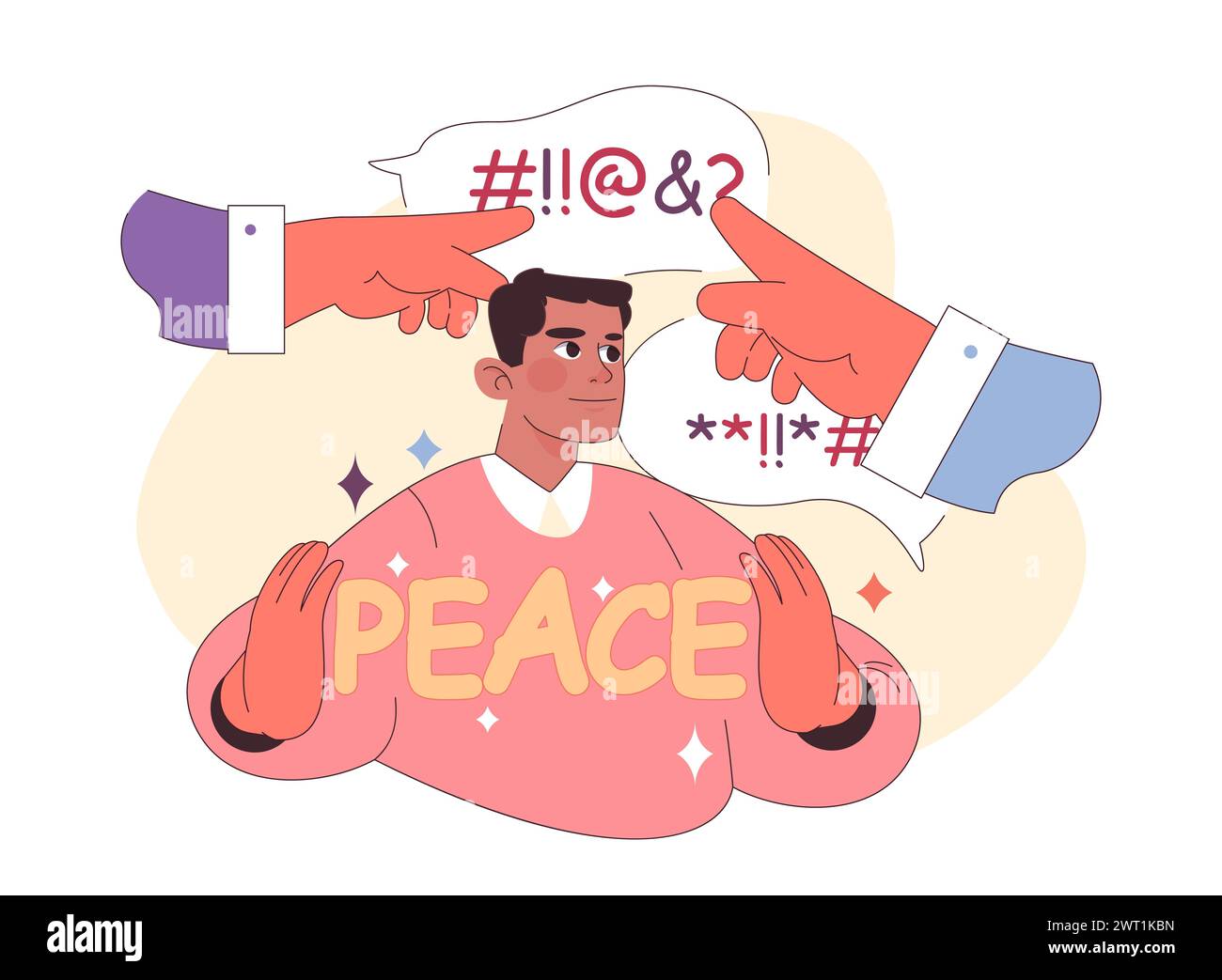 Resolve rival Stock Vector Images - Alamy