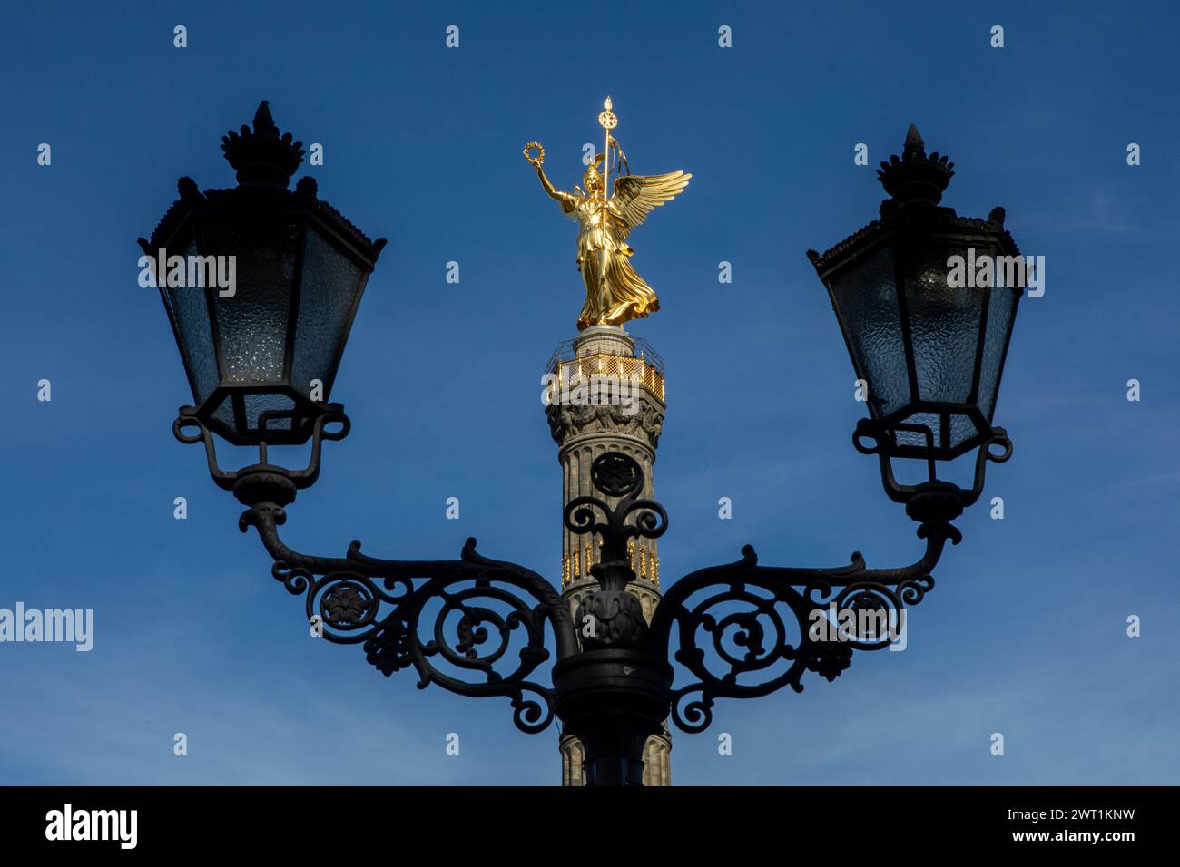 September 2022 - Victory Column, Siegessäule, 67m-high gilded column commemorating victory in ...