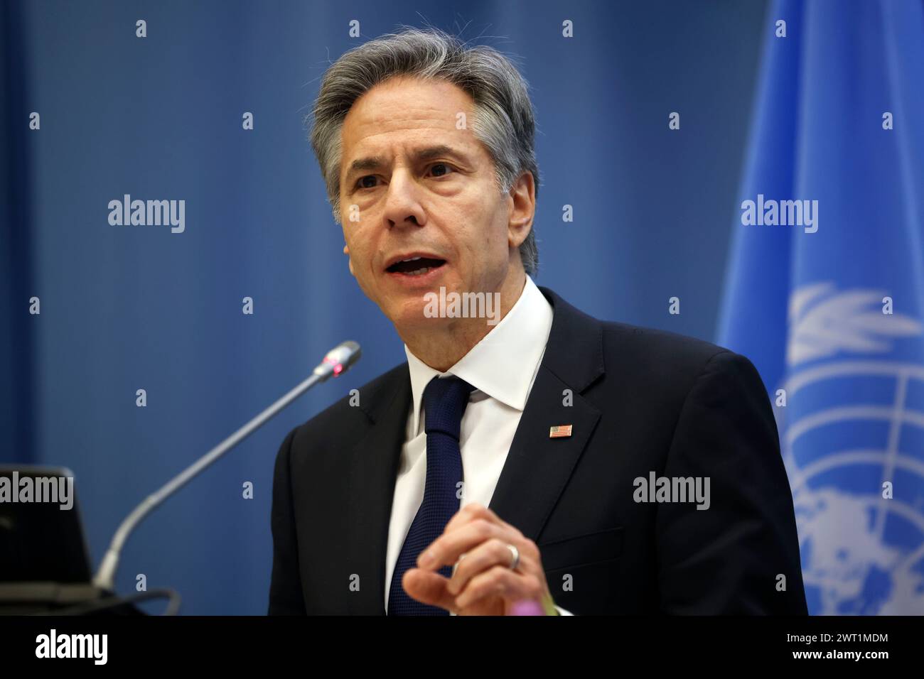 United States Secretary of State Anthony Blinken speaks at the 67th ...