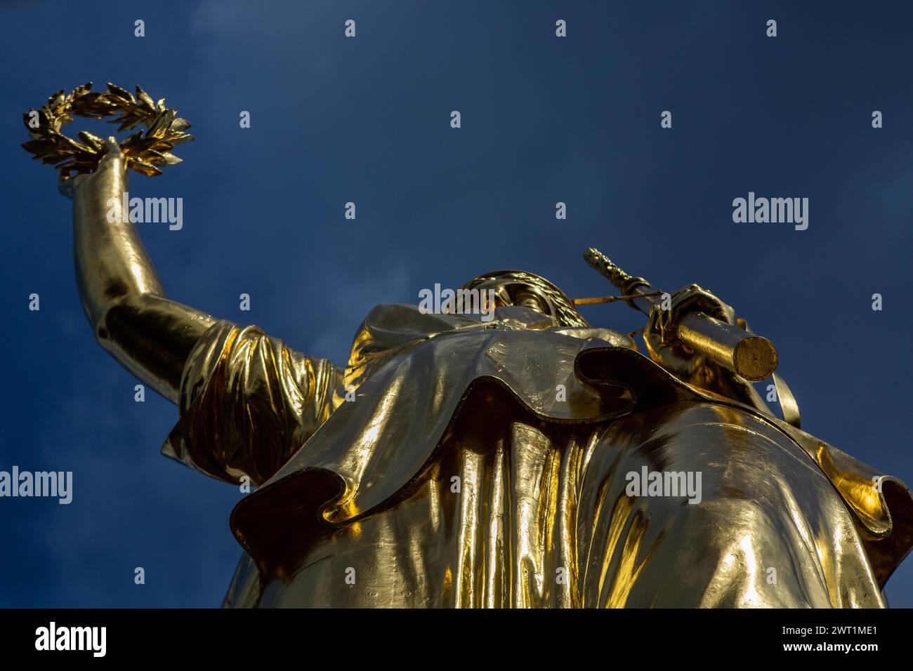 September 2022 - Victory Column, Siegessäule, 67m-high gilded column commemorating victory in ...