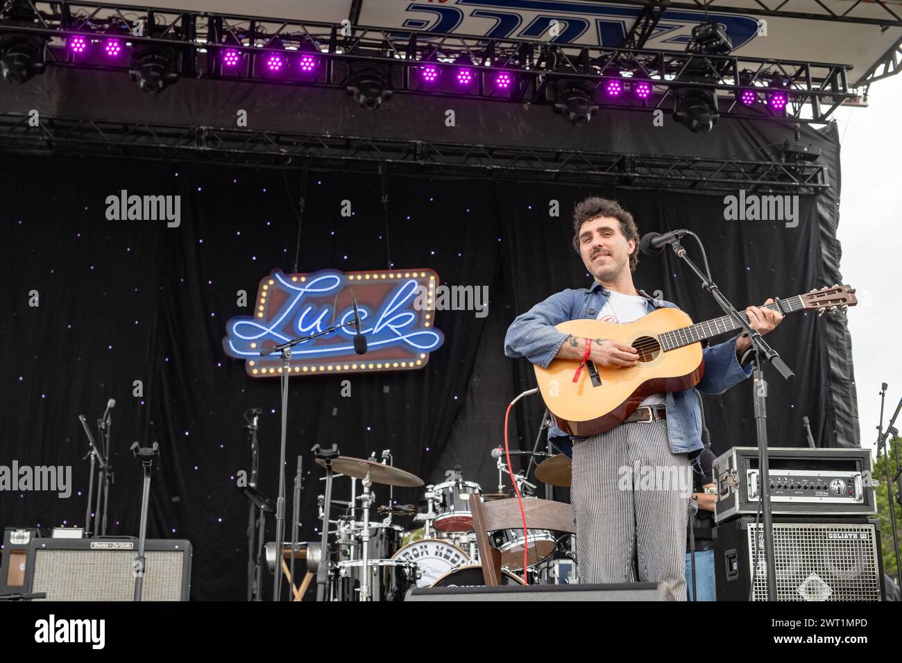 Spicewood, USA. 14th Mar, 2024. SPICEWOOD, TEXAS - MARCH 14: Lou Hazel ...