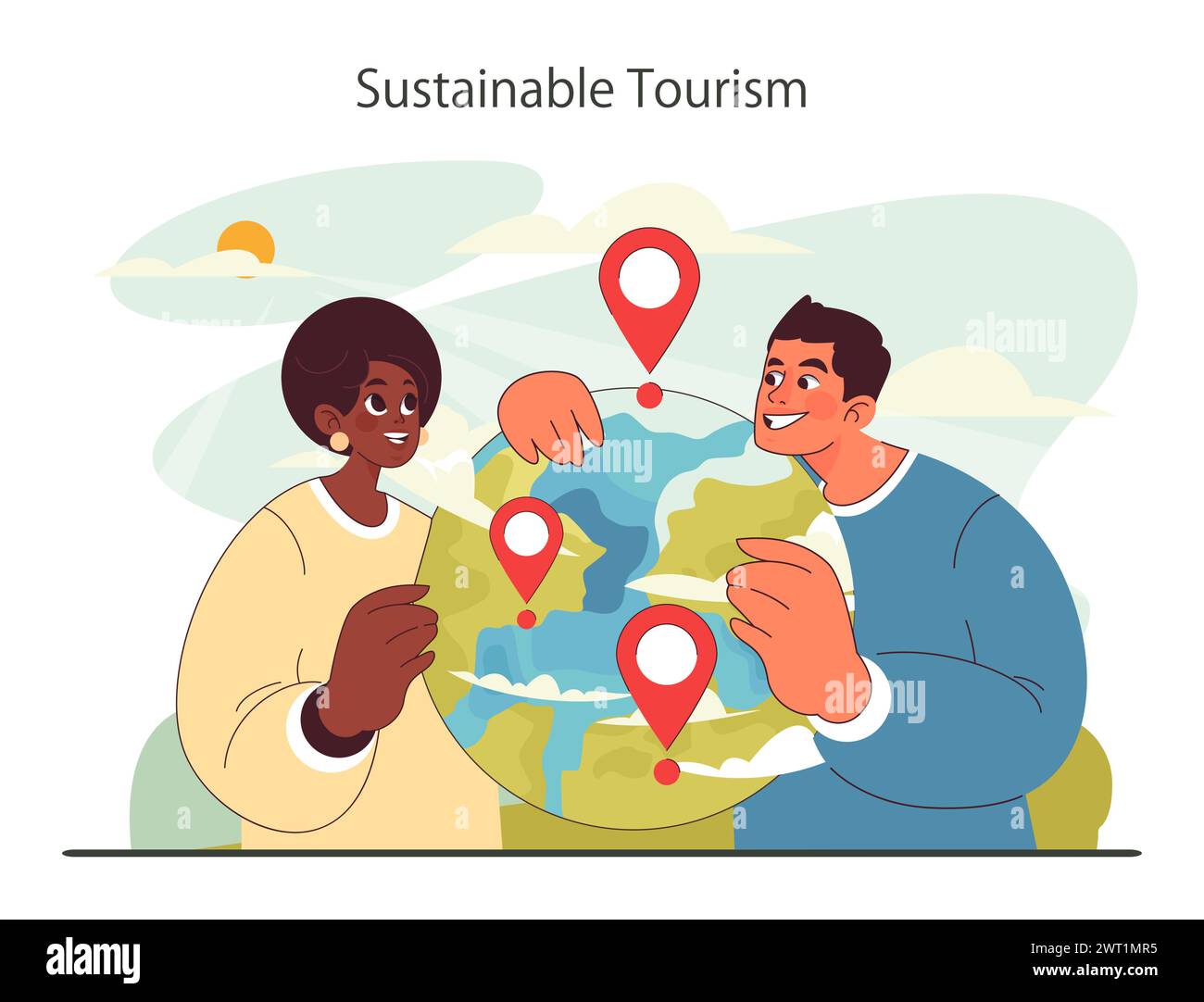 Sustainable tourism. Ecotourism, eco-friendly recreation. Responsible ...