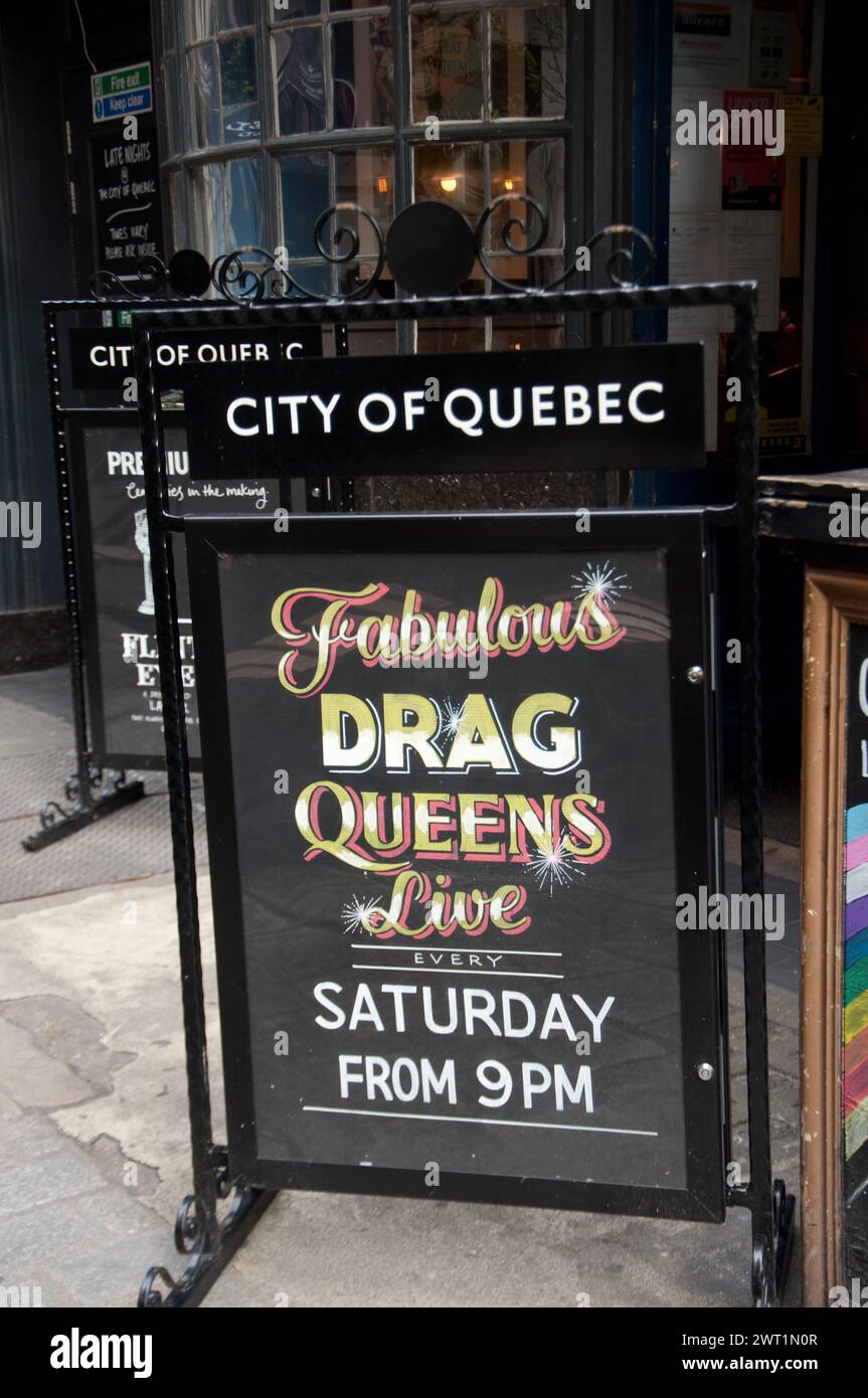 City of quebec lgbtq pub hi-res stock photography and images - Alamy