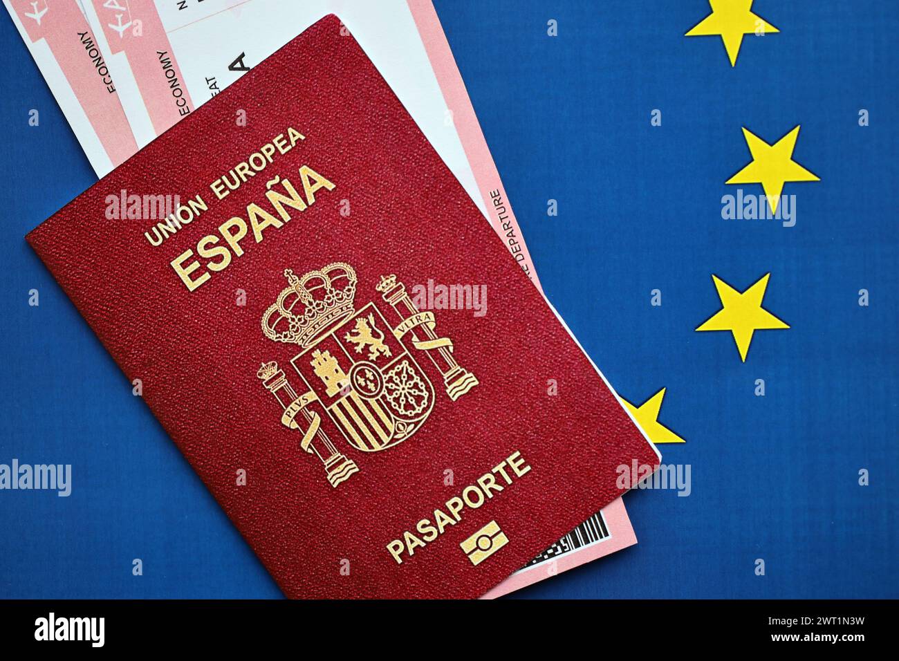 Pasaporte euro hi-res stock photography and images - Alamy