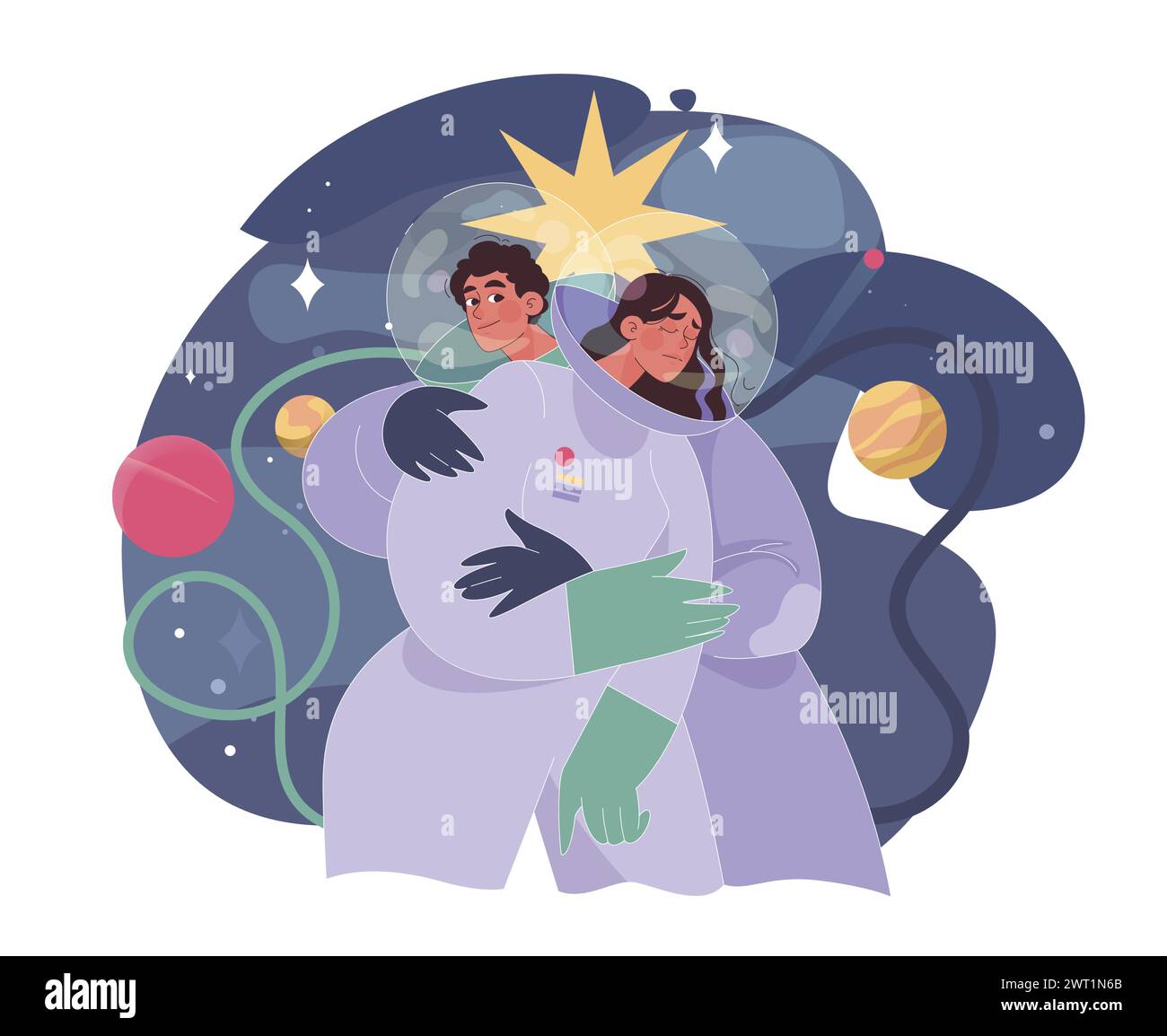 Self empathy Stock Vector Images - Alamy