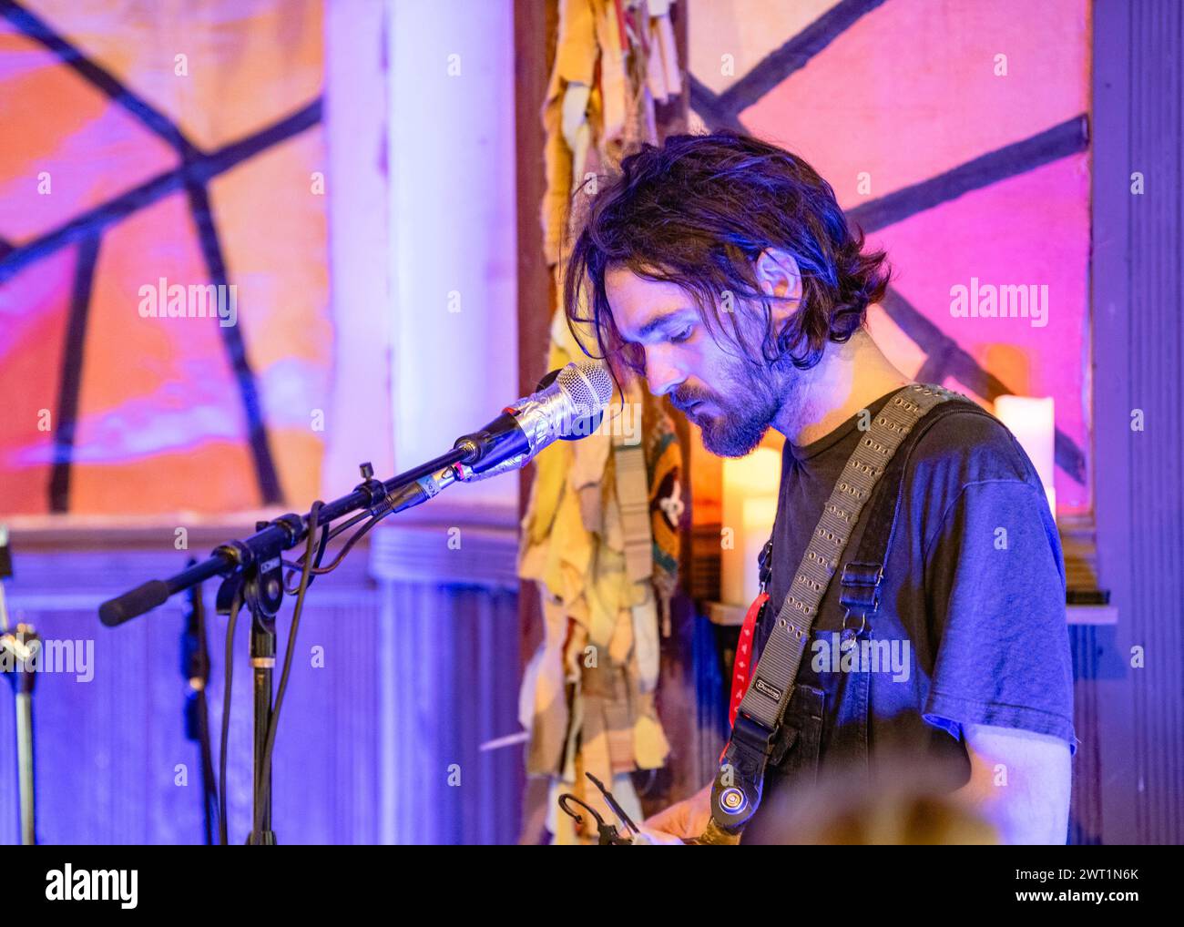 Spicewood, USA. 14th Mar, 2024. SPICEWOOD, TEXAS - MARCH 14: Micah ...