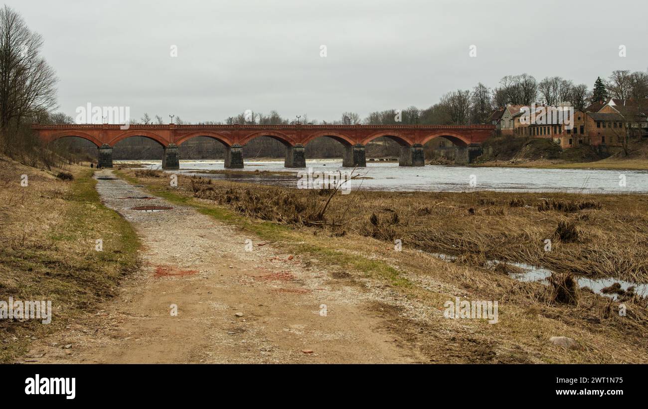 From sunrise to sunset, Kuldiga's red brick bridge casts its spell over ...