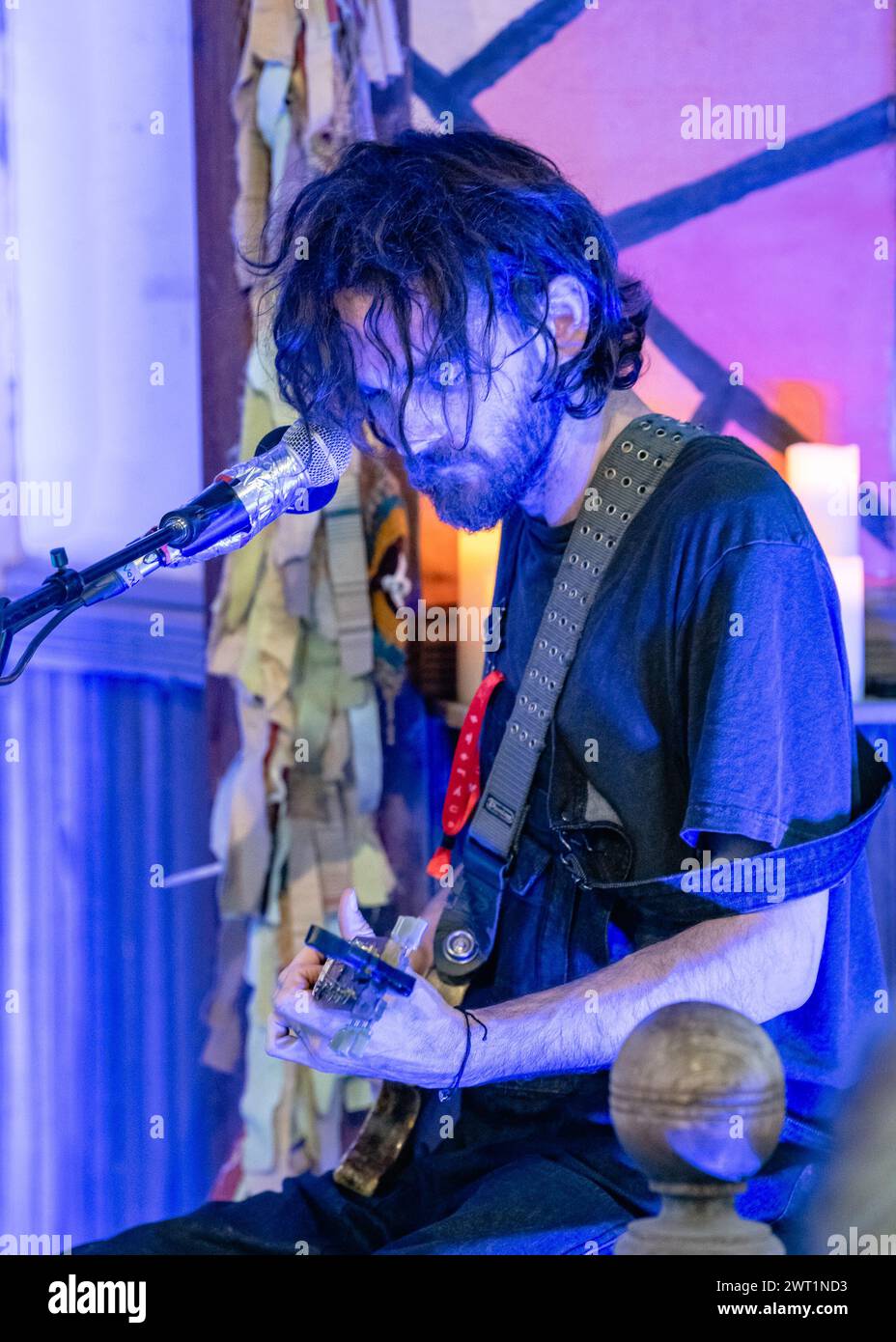 Spicewood, USA. 14th Mar, 2024. SPICEWOOD, TEXAS - MARCH 14: Micah ...