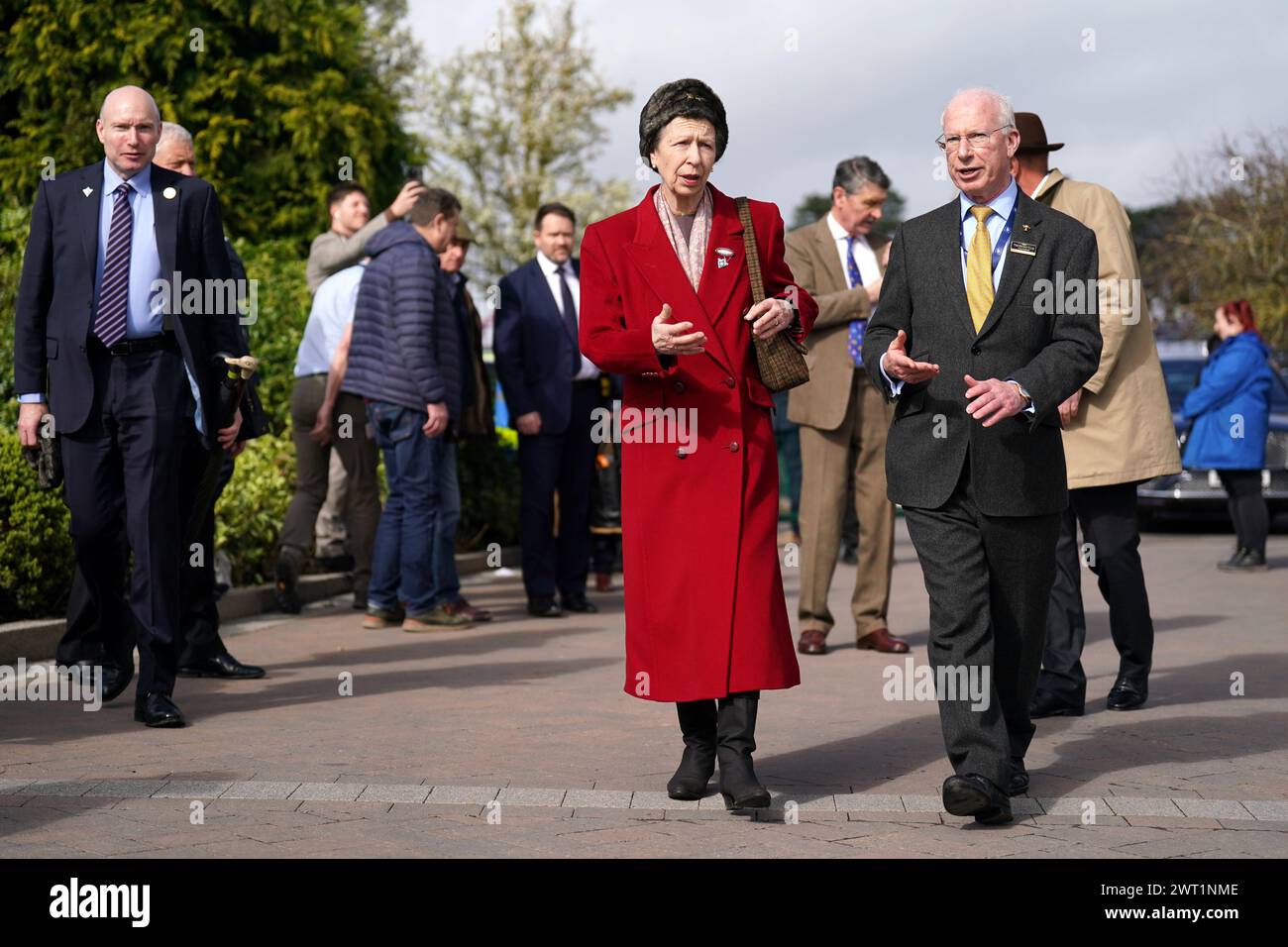 The Princess Royal on day four of the 2024 Cheltenham Festival at ...
