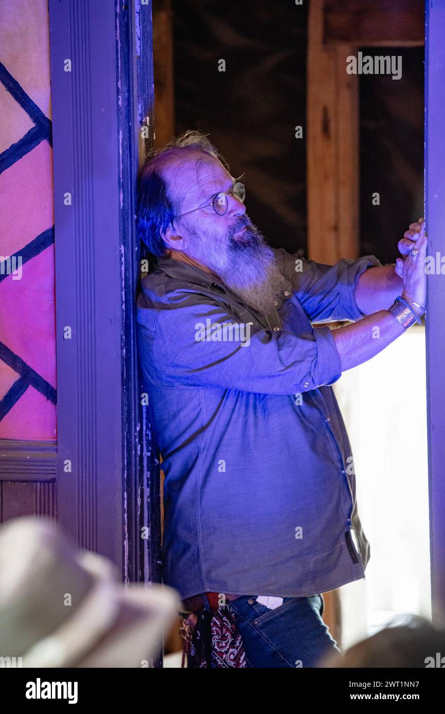 Spicewood, USA. 14th Mar, 2024. SPICEWOOD, TEXAS - MARCH 14: Micah Nelson performs in concert ...