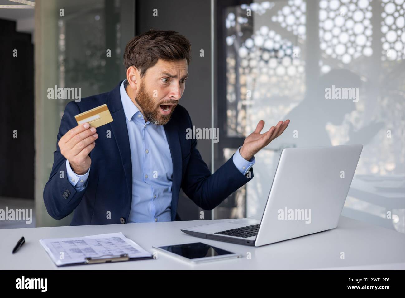 Businessman throwing money debt hi-res stock photography and images - Alamy
