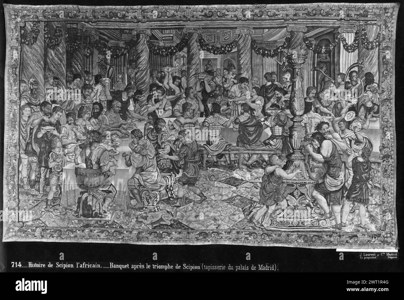 Triumph of Scipio, banquet scene. Giulio Romano (Italian, 1492/99-1546 ...