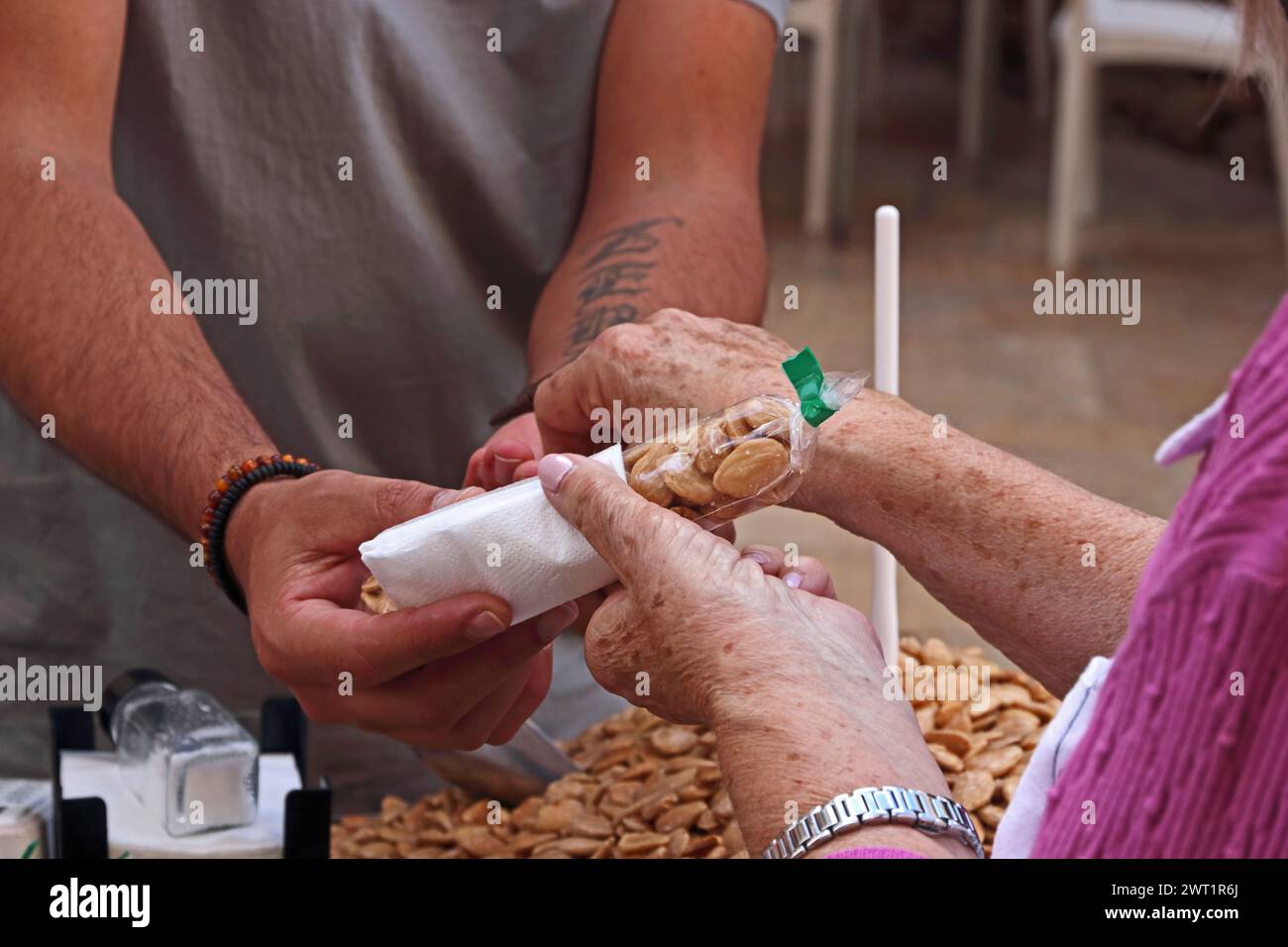 Salted almond hi-res stock photography and images - Alamy