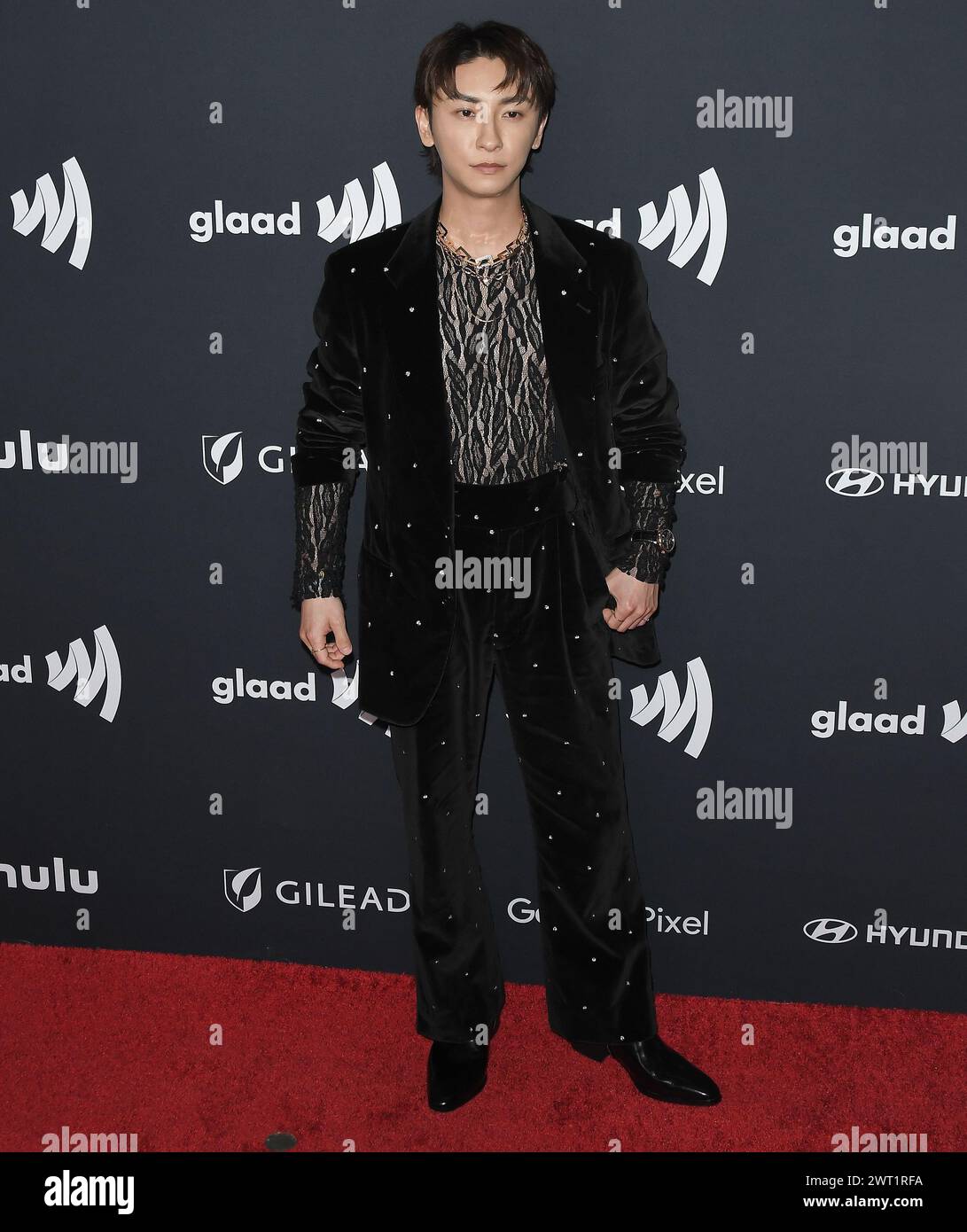 Los Angeles, USA. 14th Mar, 2024. Shinjiro Atae arrives at the 35th ...