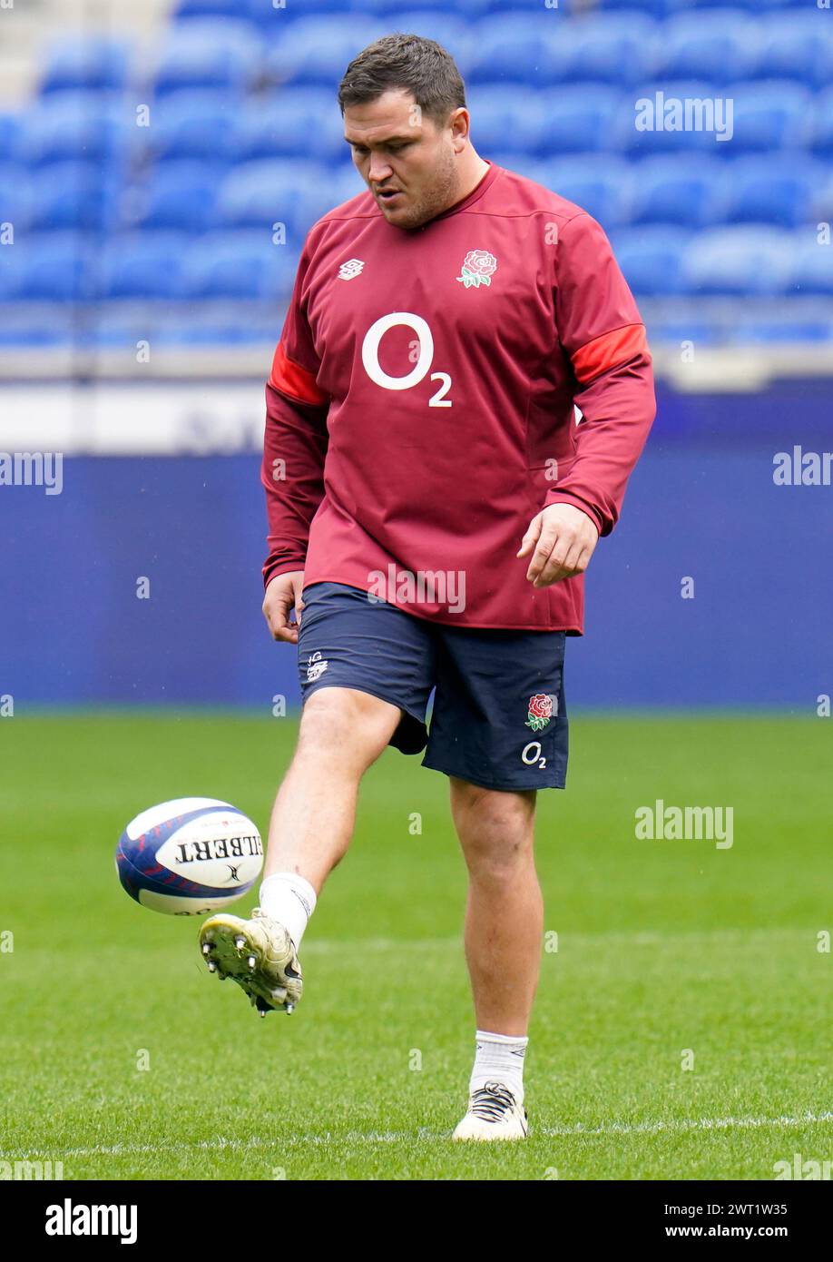 England captain Jamie George during the team run at the Groupama ...