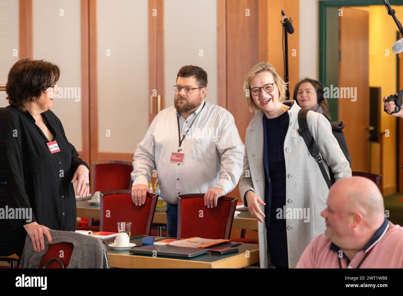 Eisenach, Germany. 15th Mar, 2024. Katja Wolf, Mayor of Eisenach ...
