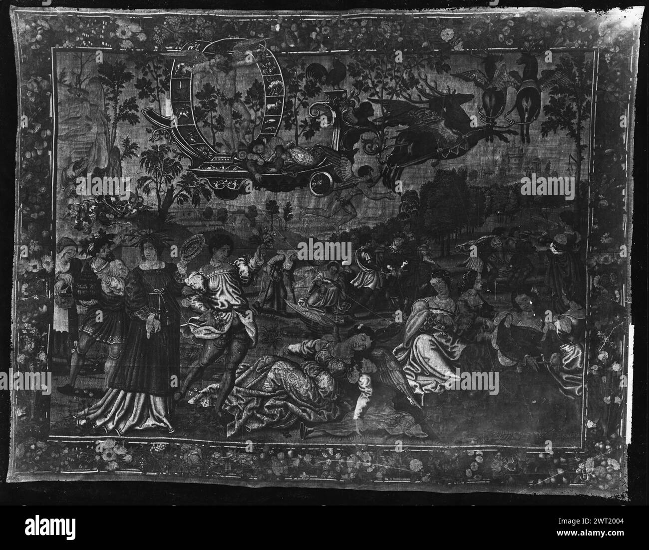 Triumph of Time (over Fame). Crétif, Marc (Netherlandish (before 1600 ...