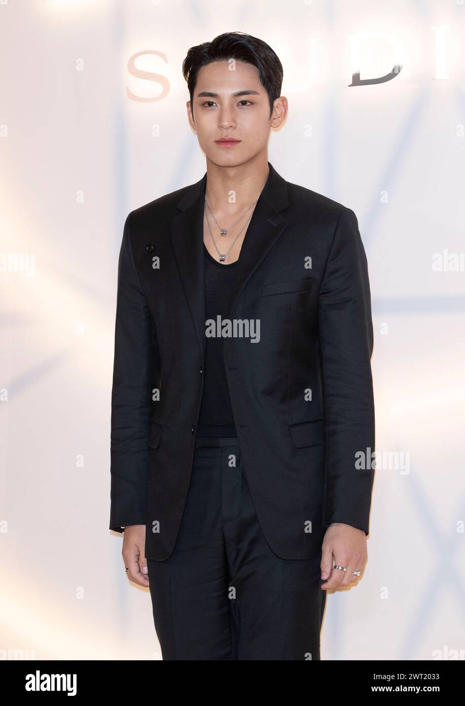 Seoul, South Korea. 14th Mar, 2024. South Korean singer Mingyu, member of K-Pop boy band ...