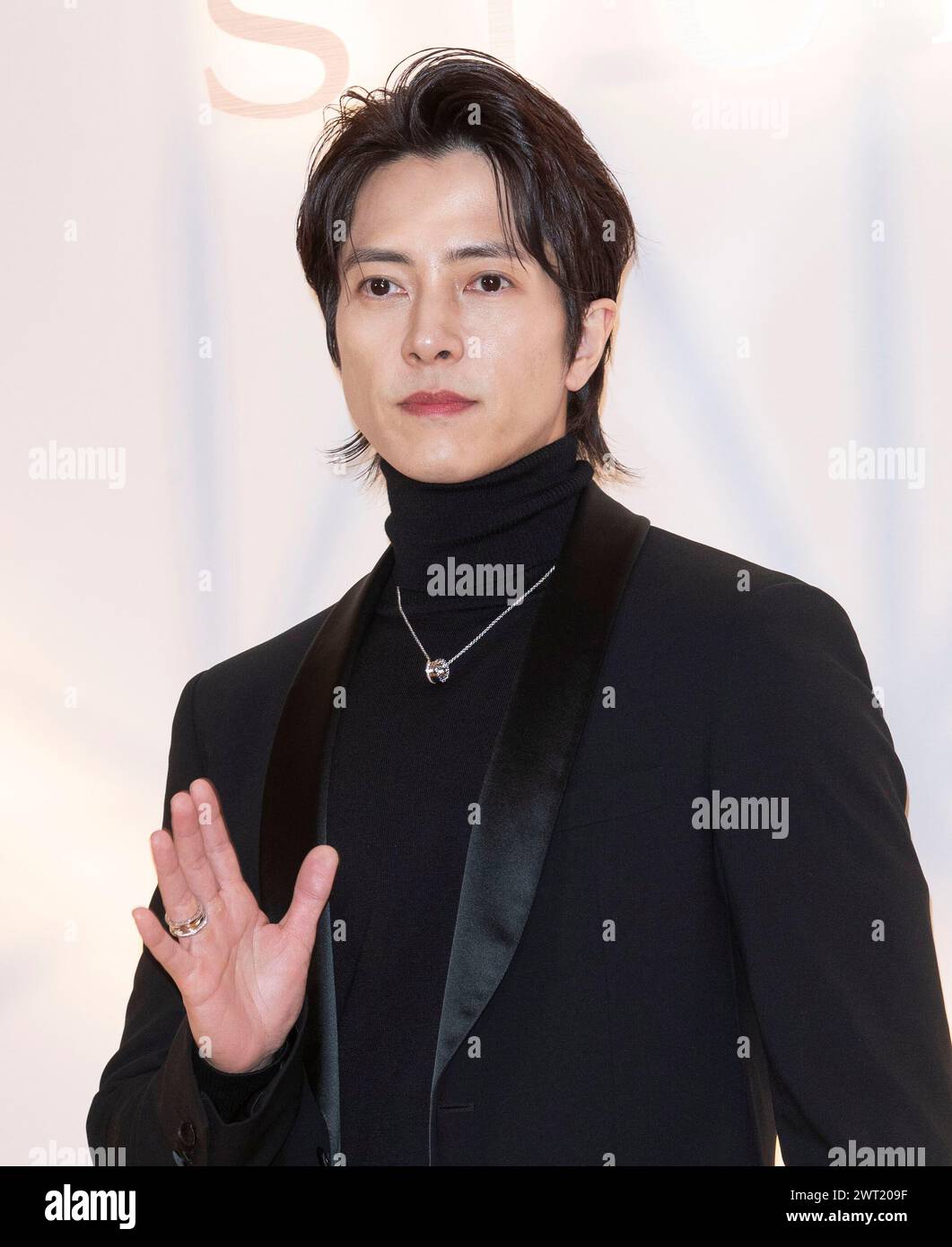 14 March 2024 – Seoul, South Korea: Japanese actor and singer Yamashita ...