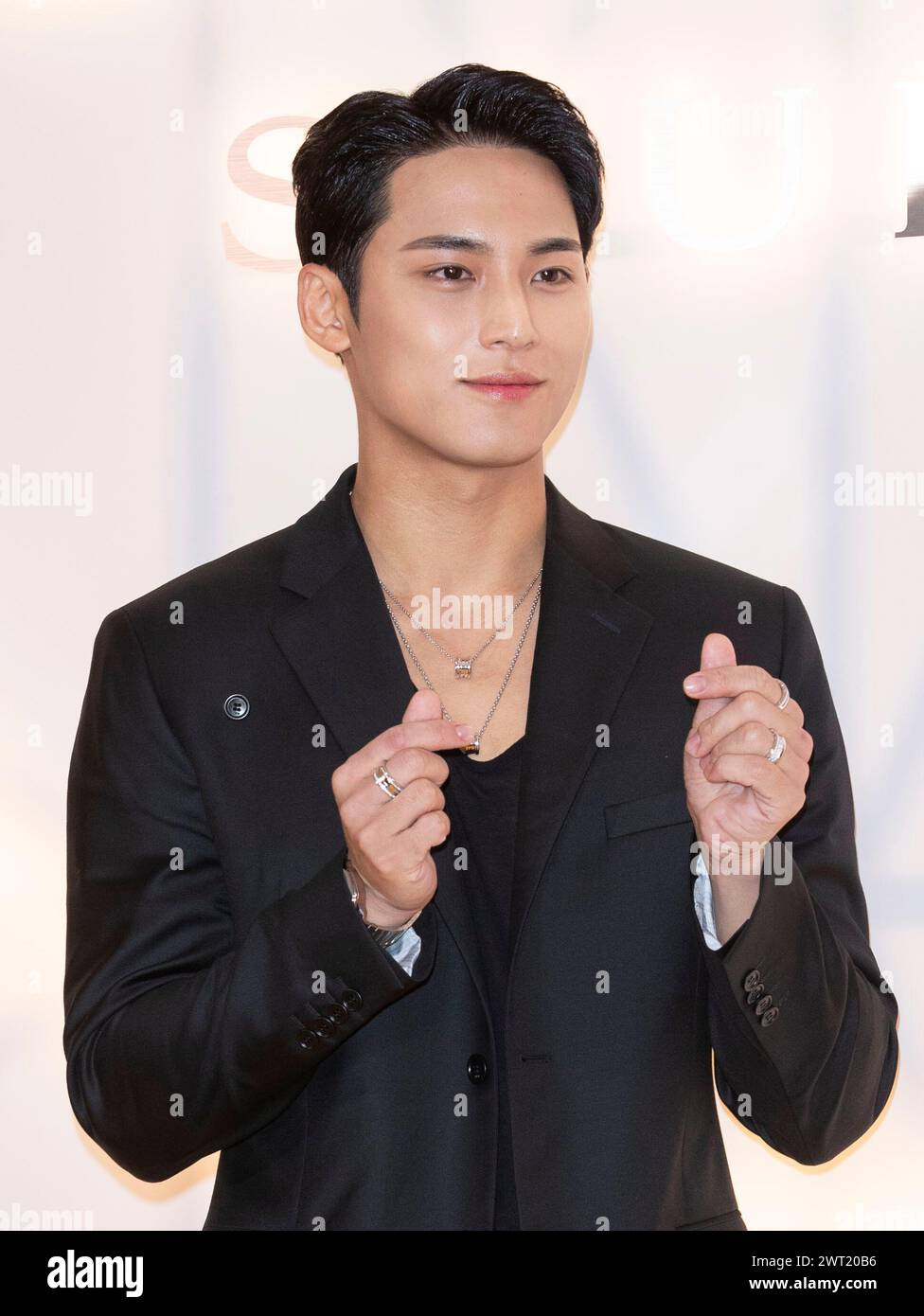 14 March 2024 – Seoul, South Korea: South Korean singer Mingyu, member of K-Pop boy band ...