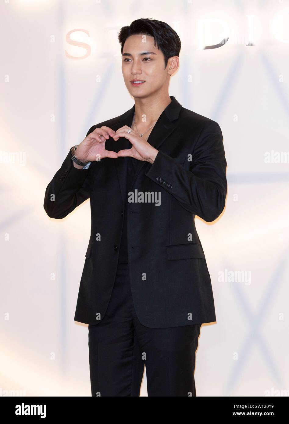 Seoul, South Korea. 14th Mar, 2024. South Korean singer Mingyu, member of K-Pop boy band ...