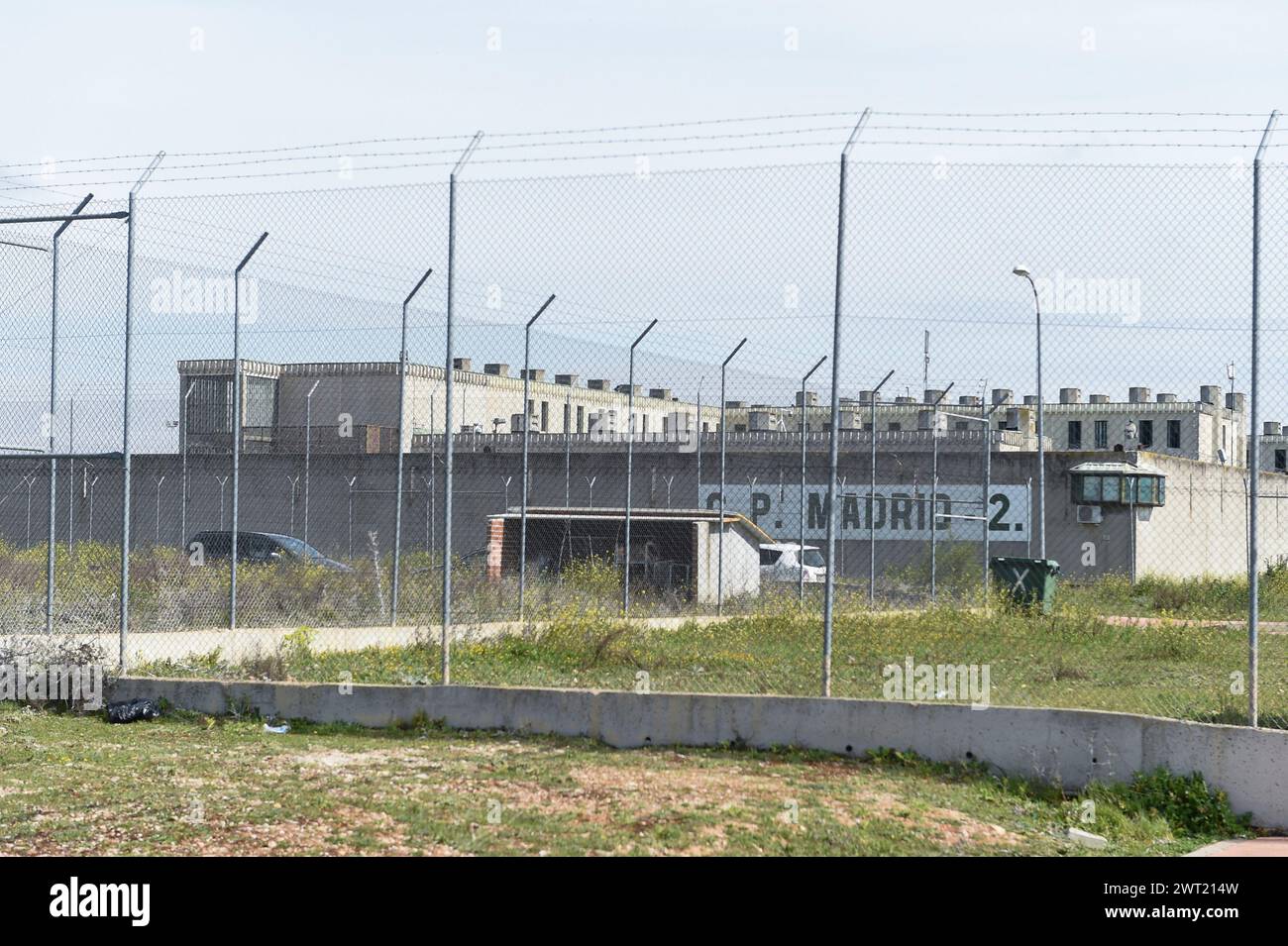 Alcalá Meco Prison, March 15, 2024, in Meco, Madrid (Spain). The rally ...