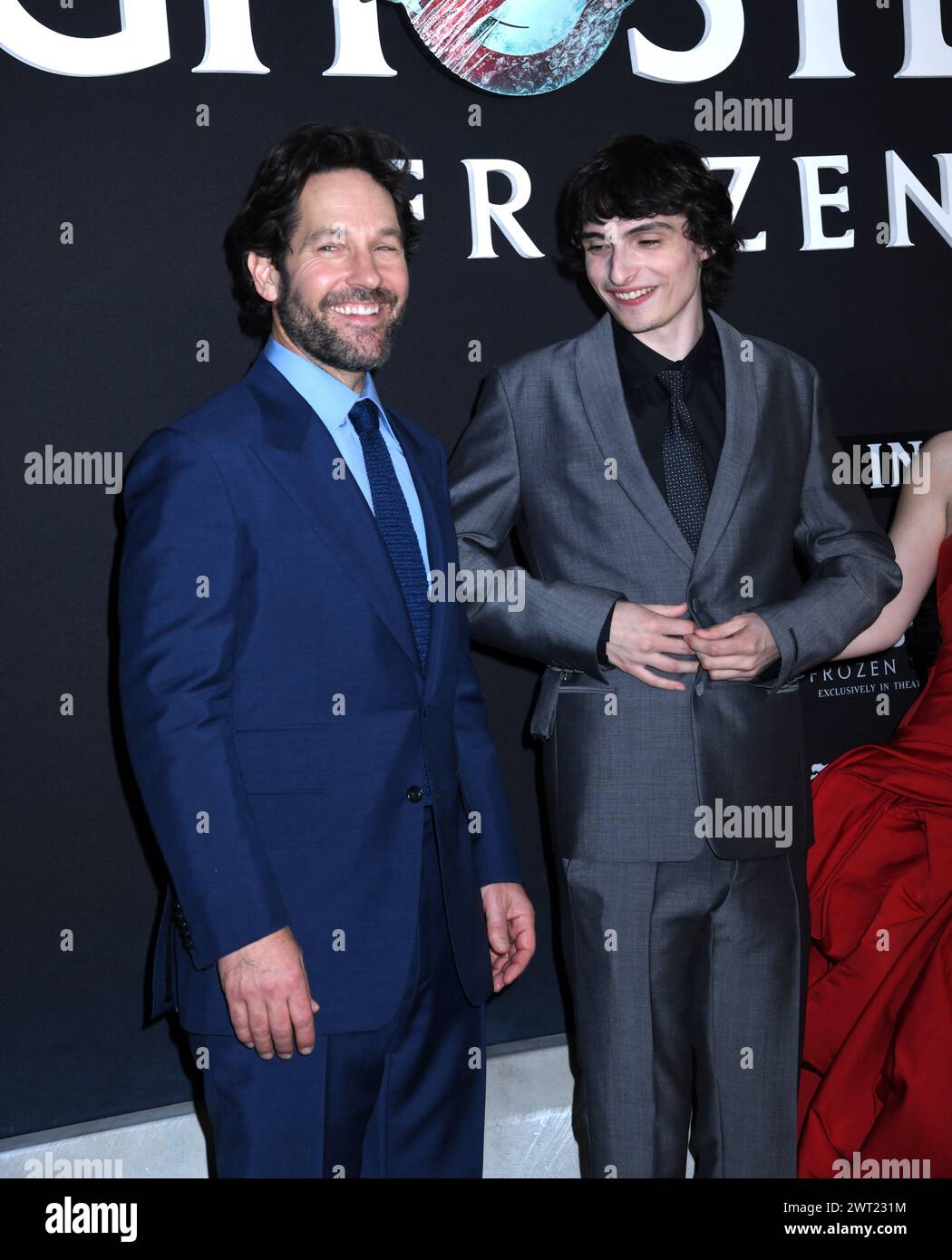 March 14, 2024, New York, New York, USA: Paul Rudd and Finn Wolfhard ...