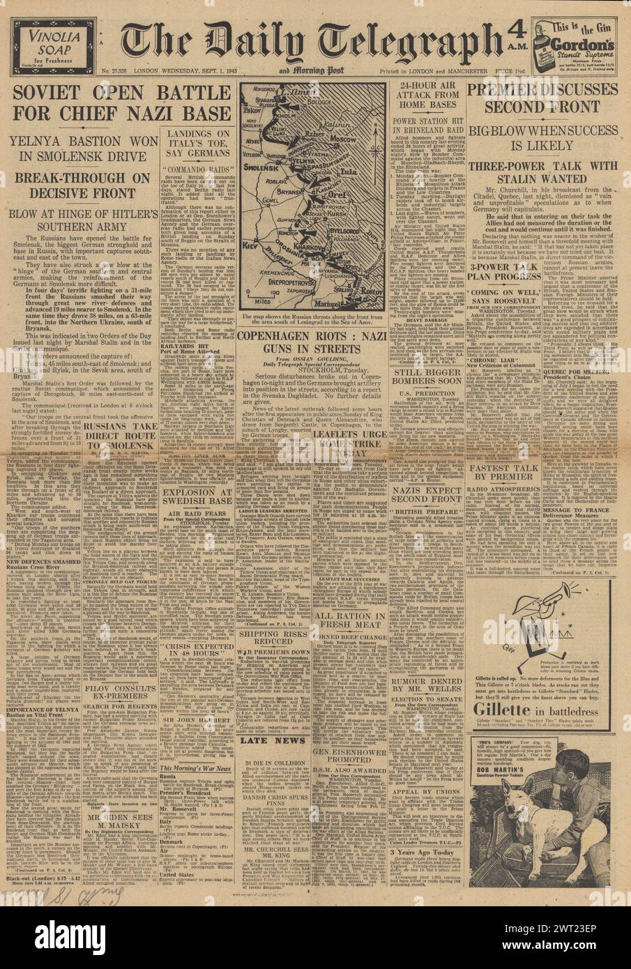 Newspaper front page riots hi-res stock photography and images - Alamy